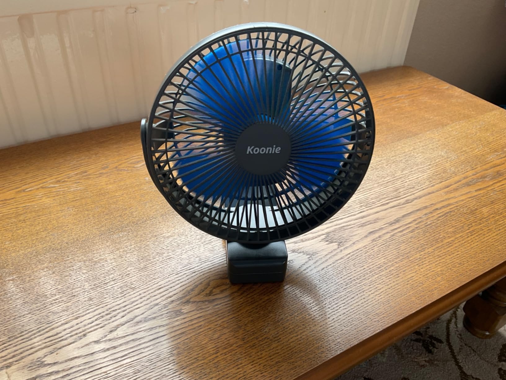 Koonie 10000mAh Rechargeable Portable Fan, 8 Inch Battery Operated Clip ...