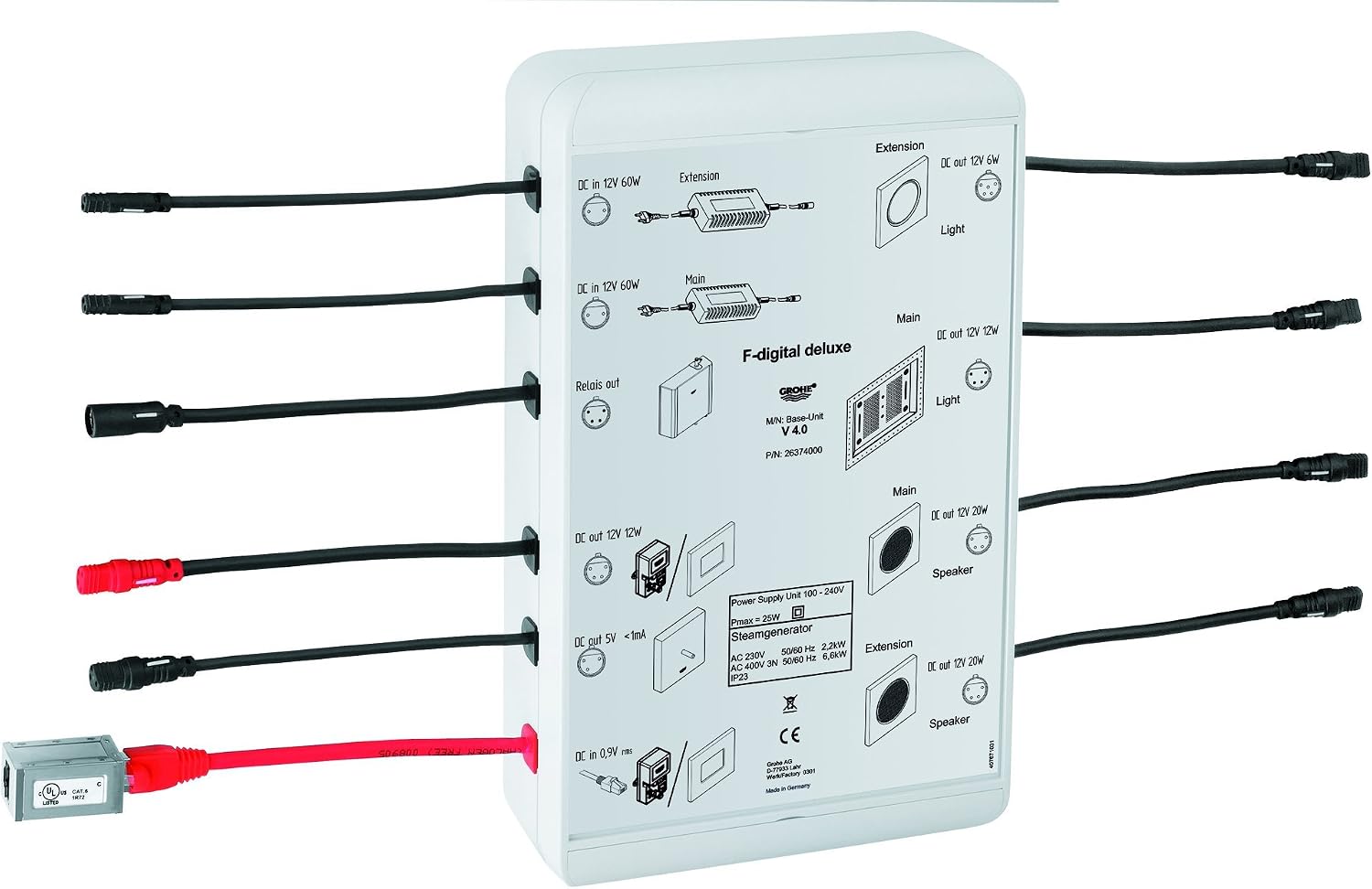 Grohe Control Unit F-Digital Deluxe – 1 26374000 - Amazon.com