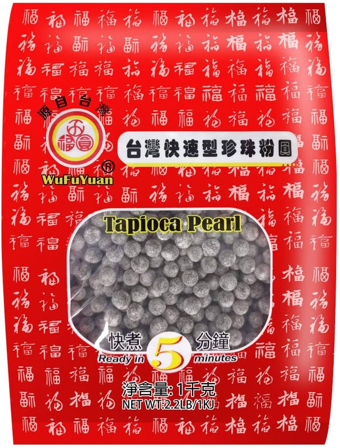 Wufuyuan Tapioca Pearl Black 1kg : Amazon.co.uk: Grocery