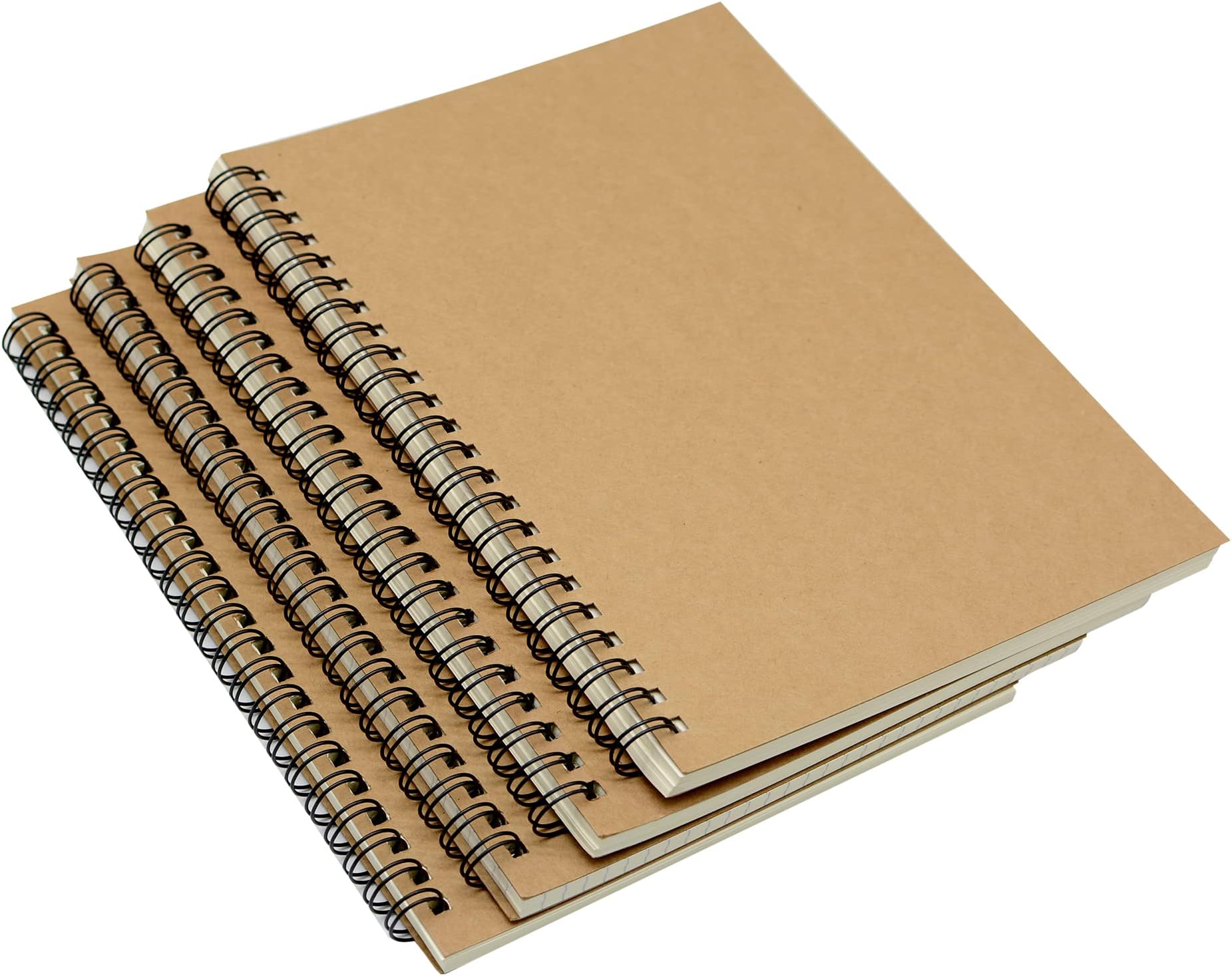 Amazon.com : YUREE A5 Spiral Notebook Lined, 100gsm Thick Paper & Hard ...