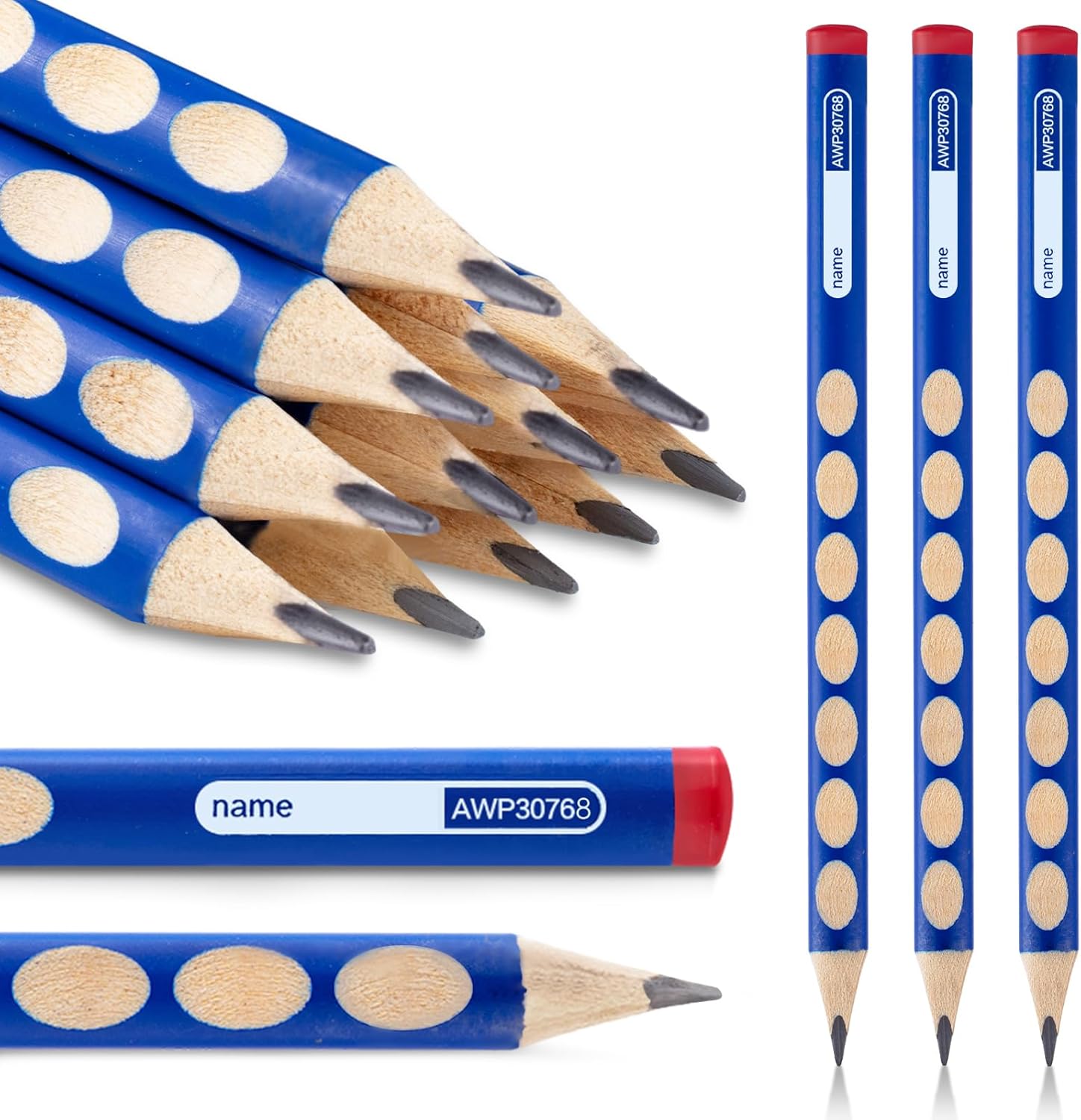 Amazon.com : M&G 12 Pcs Triangular Pencils for Kids, Triangular Pole ...