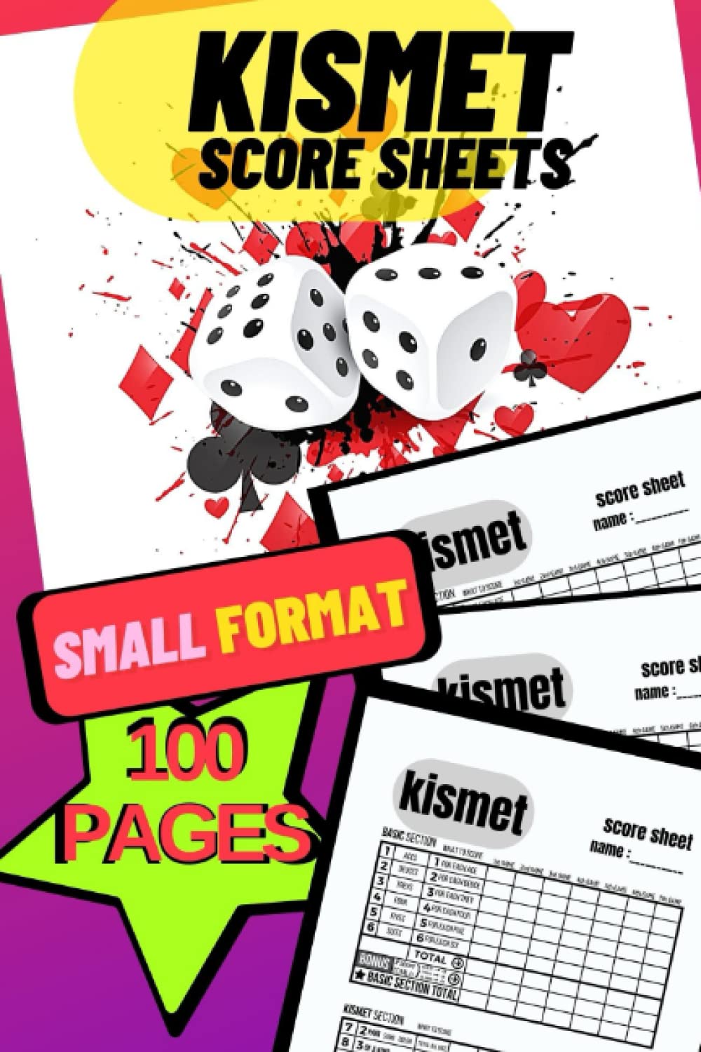Kismet Score Sheets: Small kismet score pads, 6x9in, 100 pages, kismet ...