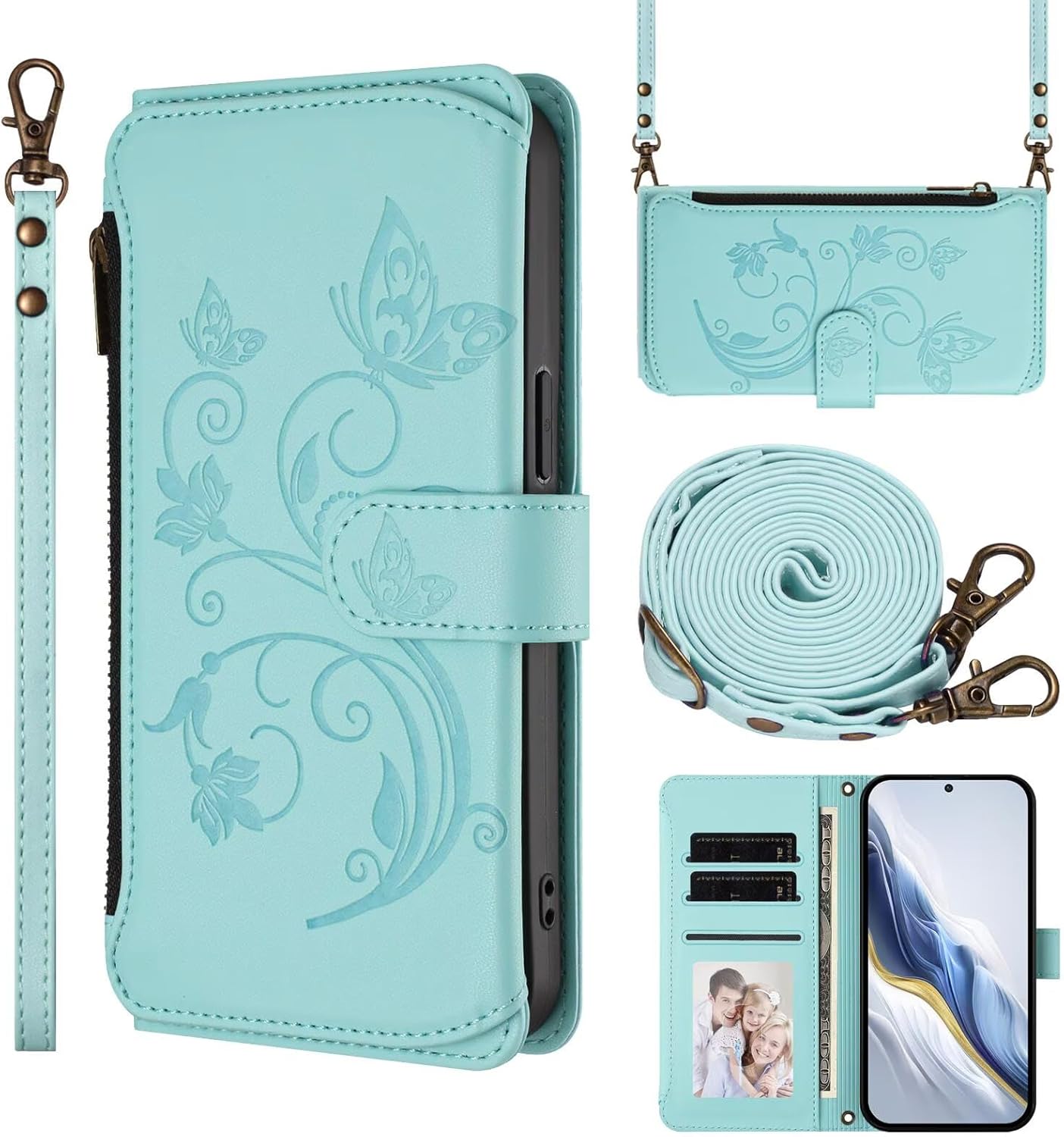HAOFUGUI Funda Cartera para Motorola Edge S30 / G200 5G, Funda de Cuero ...