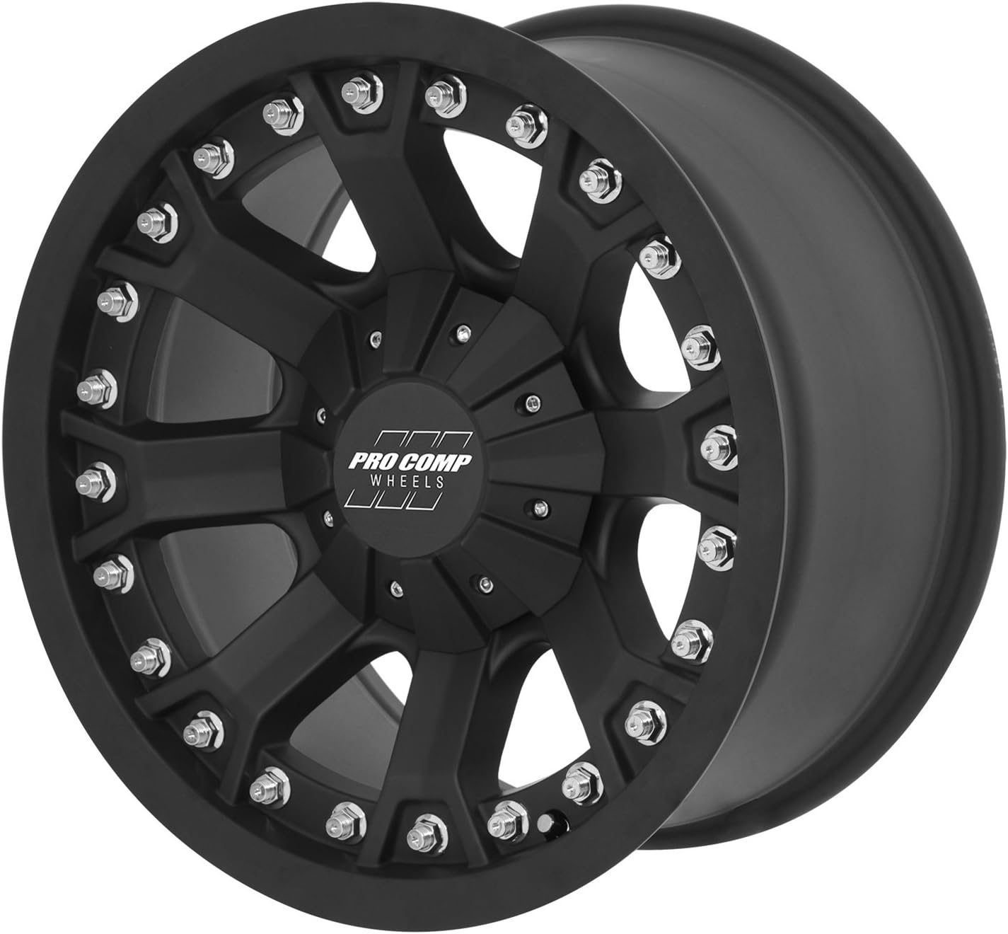 Amazon.com: Pro Comp Alloys 7033 Flat Black Wheel (20x9"/5x5.5 ...