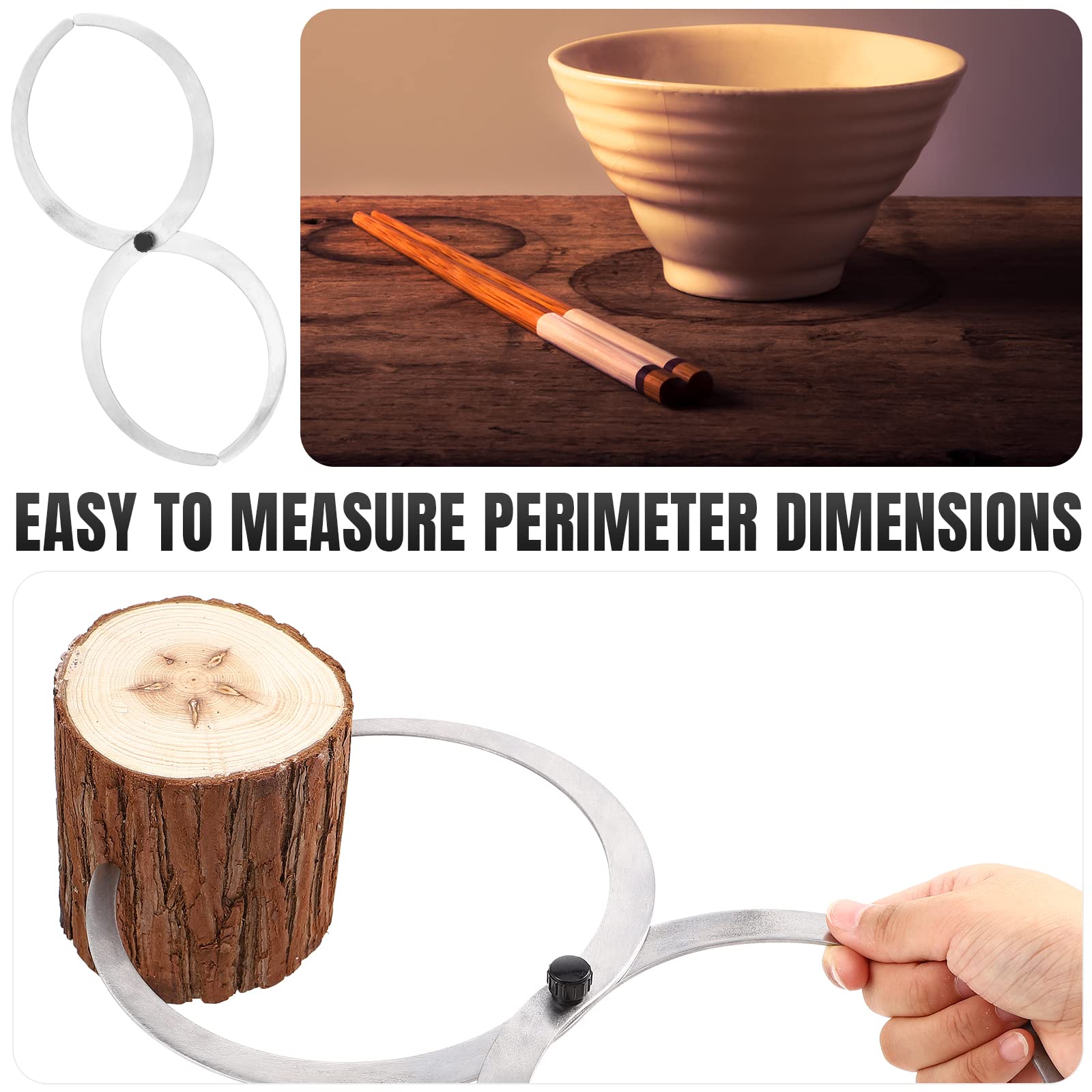 Snapklik.com : 2 Pieces Double Ended Bowl Caliper Wood Turners Calipers ...