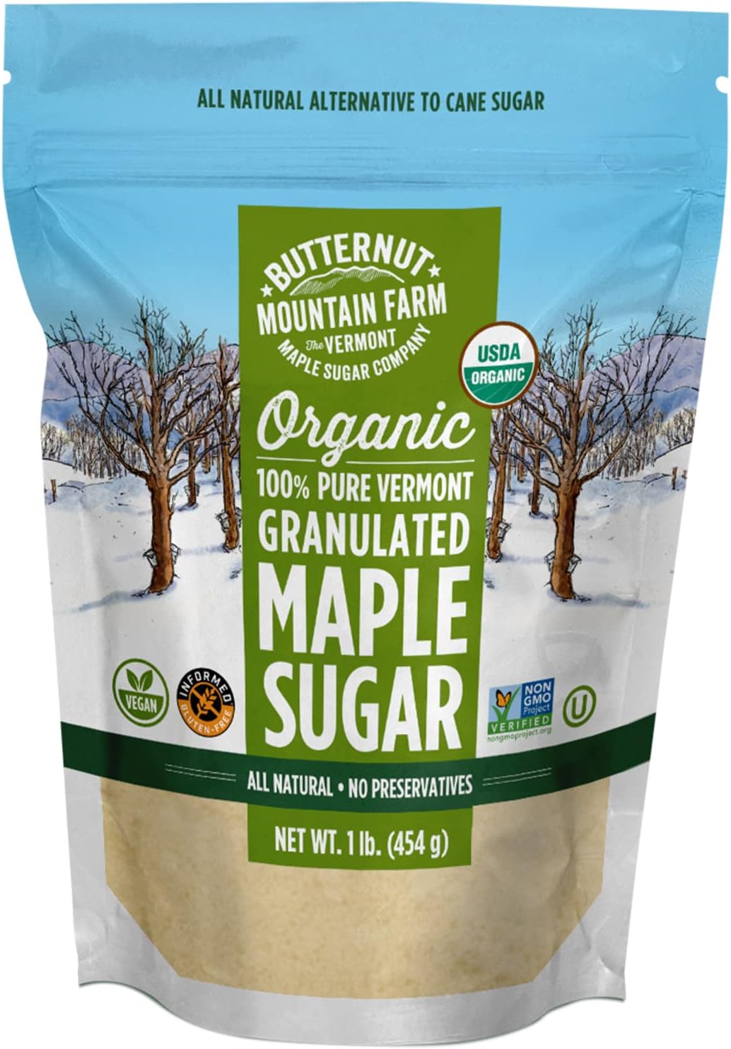 Amazon.com : Coombs Family Farms Organic Pure Maple Sugar, Original, 6 ...
