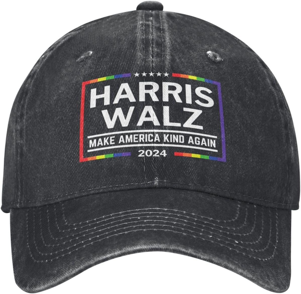 Kamala Harris Tim Waltz 2024 Hat LGBTQ for Harris Walz Trucker Hat Make ...