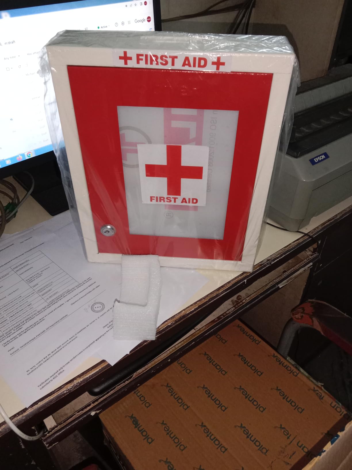 Plantex Metal Emergency First aid Box/Medical Box/First aid Box for ...
