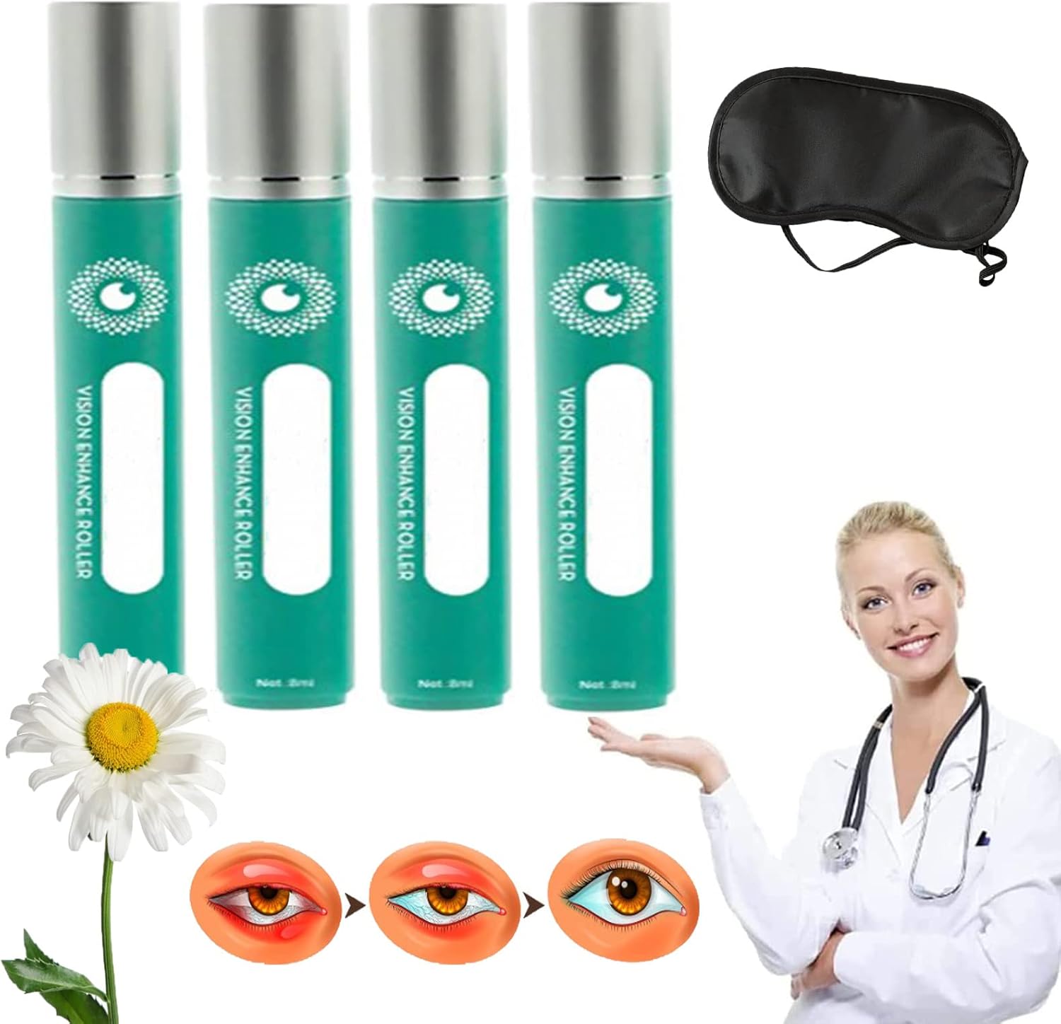 Amazon.com: ZMPDJG OphthlaMed Vision Enhance Roller, Enhances Visual ...