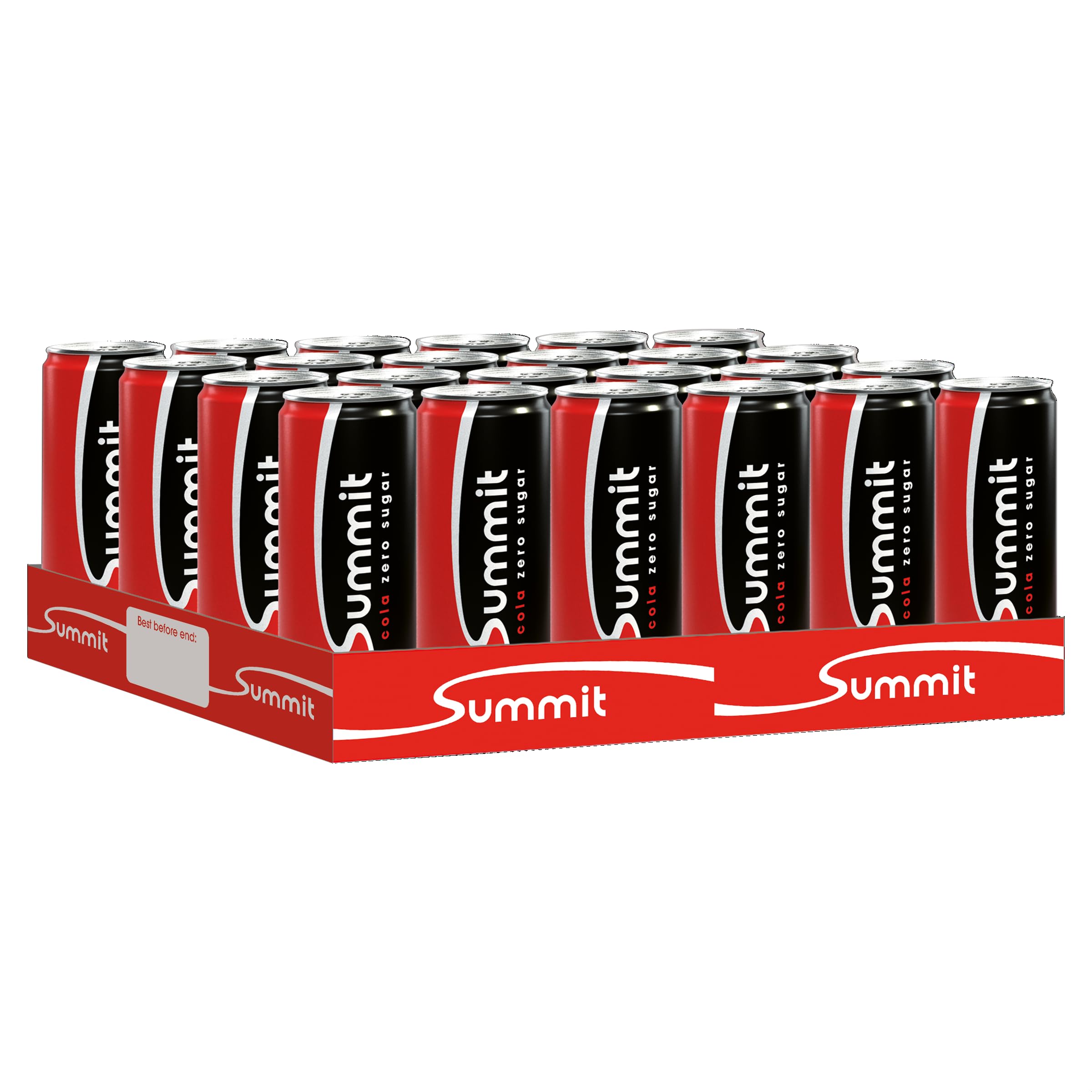 Summit Cola Zero 24x25cl (inkl. 6€ Pfand) - Erfrischende Zero-Cola mit ...