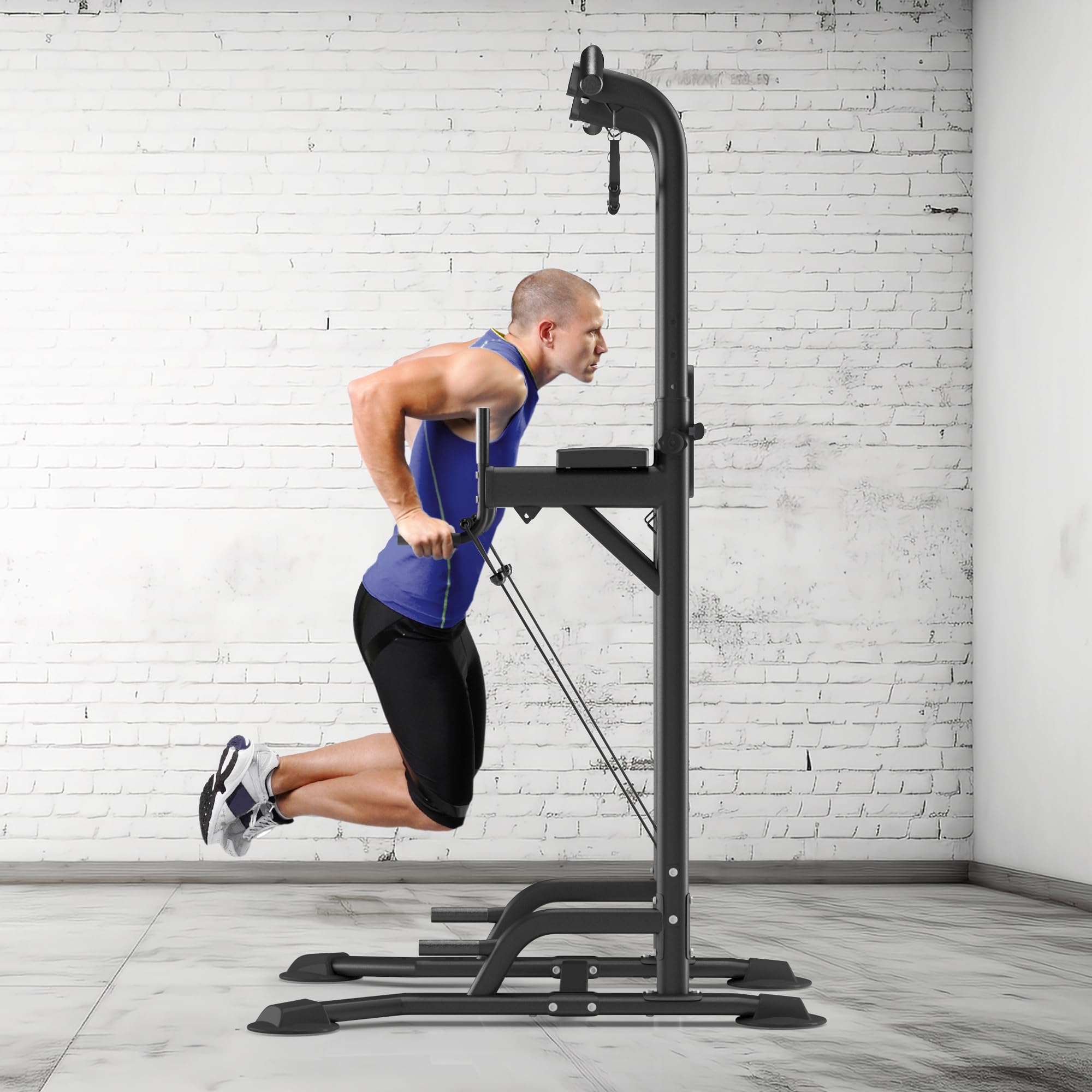 Snapklik.com : Pull Up Bar Stand Dip Bar,Height Adjustable Gym Machine ...