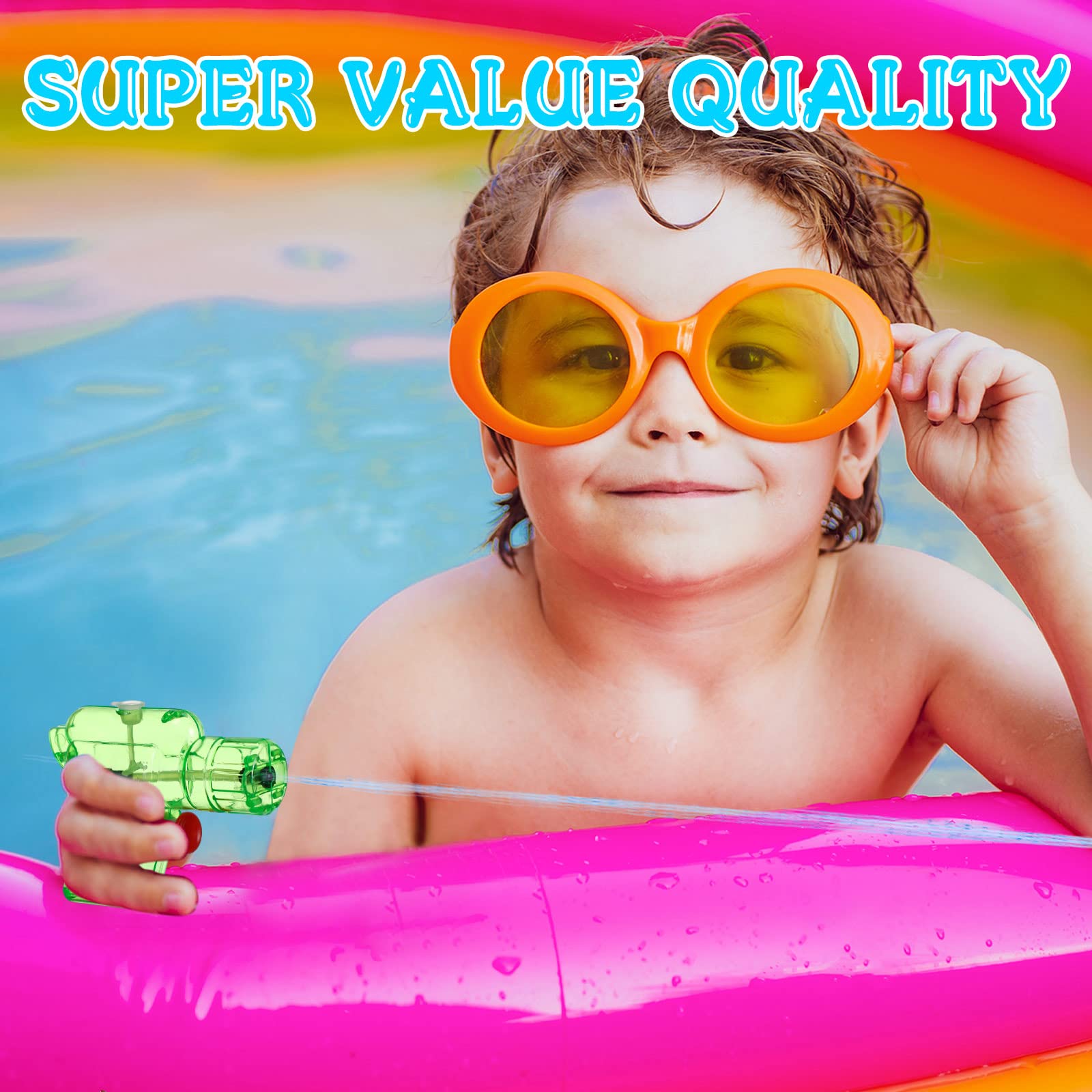 Snapklik.com : 100 Pack Mini Water Gun For Boys And Girls, Colorful ...