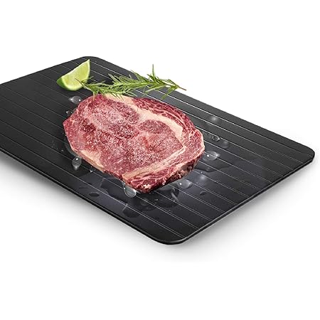 Amazon.com: Flexzion Fast Defrosting Tray Quick Frozen Meat Thawing ...