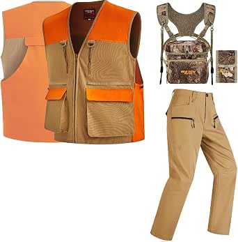 Amazon.com: NEW VIEW Upland Hunting Vest for Men & Upland Hunting Pants ...