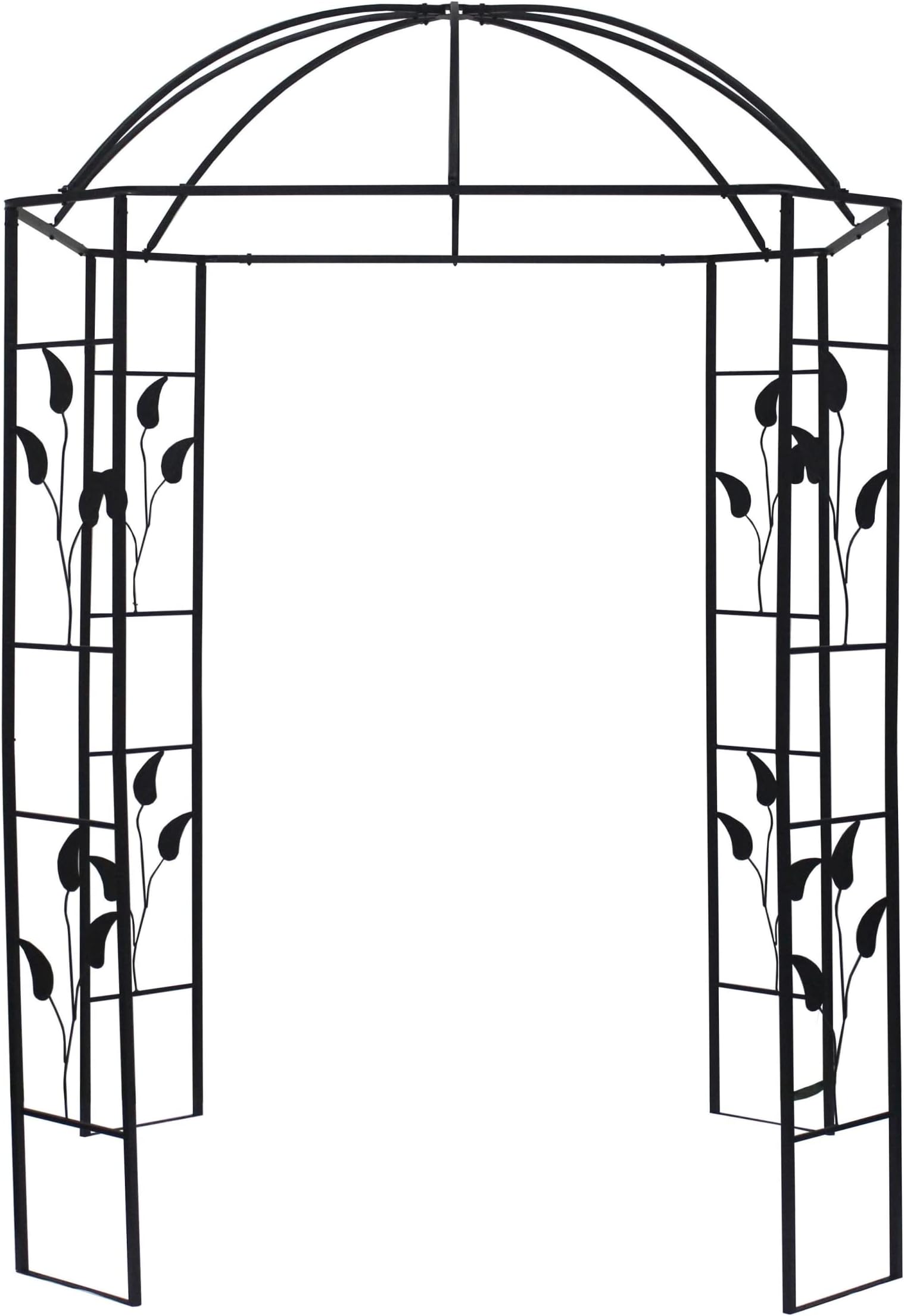 Amazon.com : Better Garden Steel Garden Arch, 6'10" High x 4'11" Wide ...