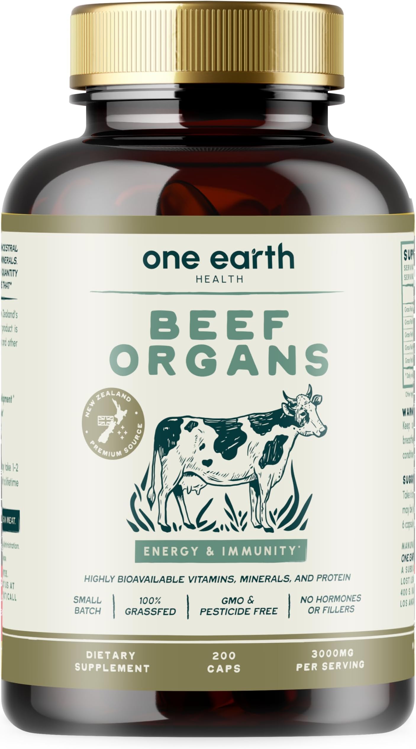 Amazon.com: SaltWrap Organ Therapy - Grass Fed Beef Organ Meat Complex ...