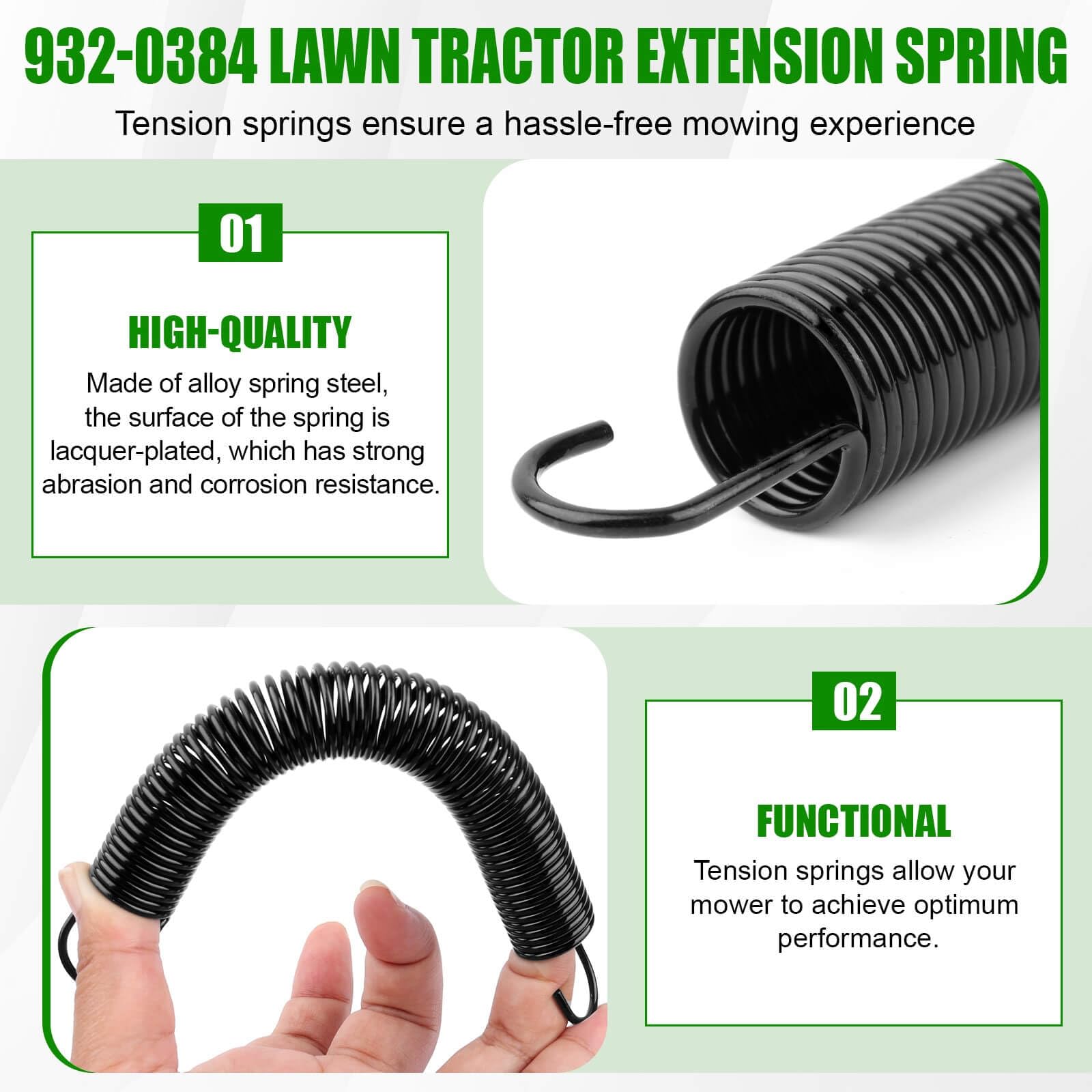 Snapklik.com : 932-0384 Lawn Tractor Extension Spring For Cub Cadet MTD ...