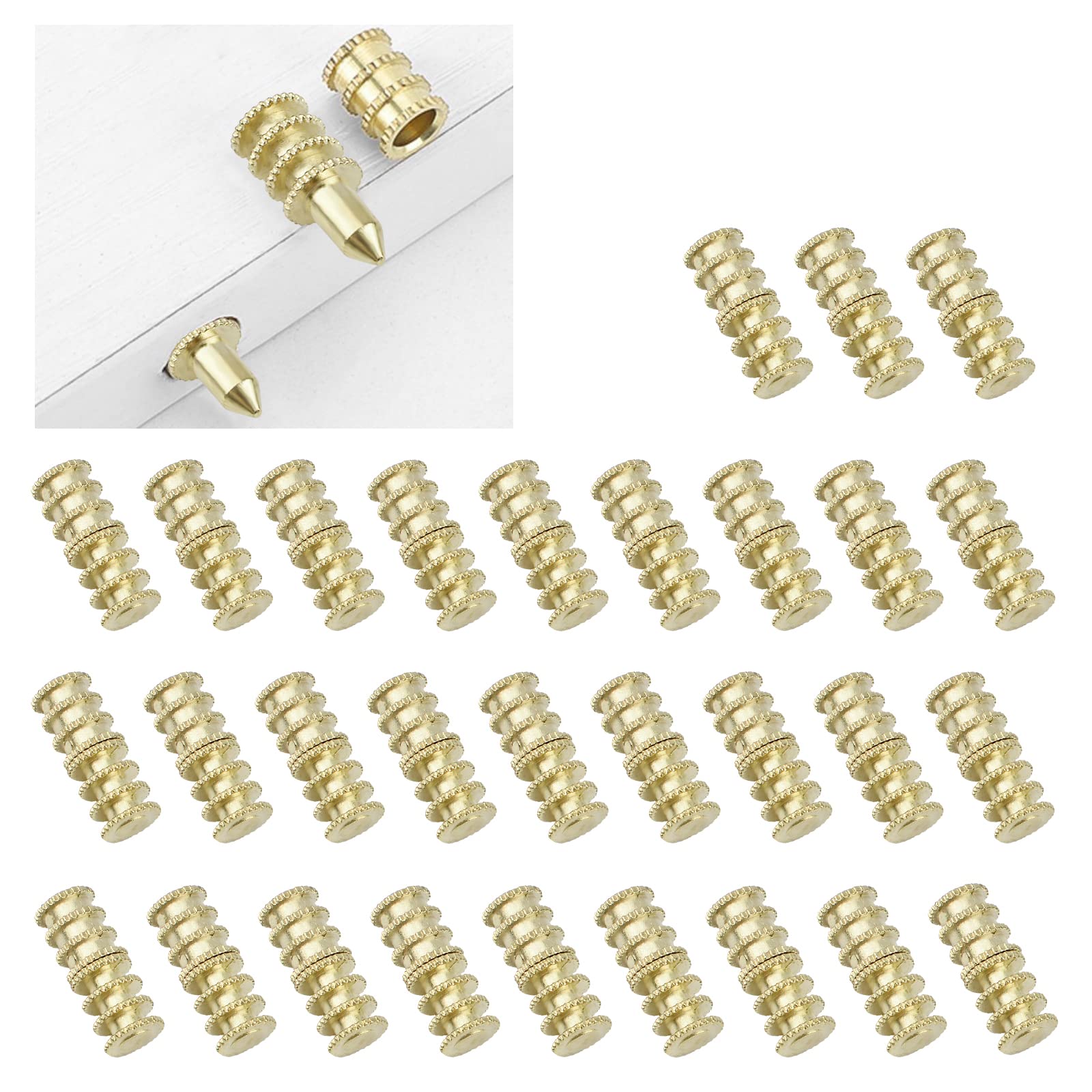 Amazon.com: UFURMATE Table Pin Sets with Sockets, 30Pcs Zinc Alloy ...