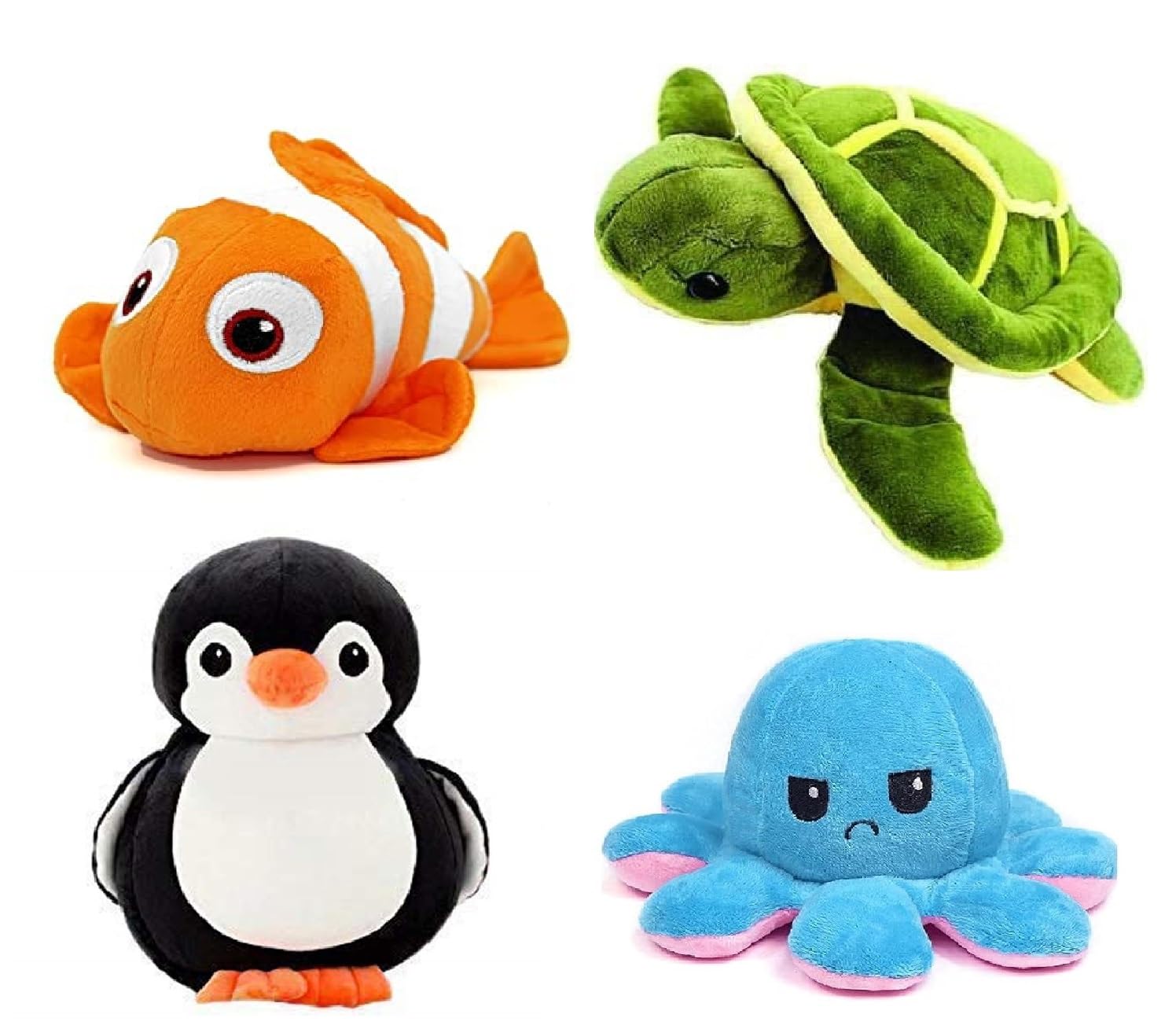 Buy FUTURE BOSS Pack of 4 Elegant Soft Toys Combo Set Nimo Fish (25 cm ...