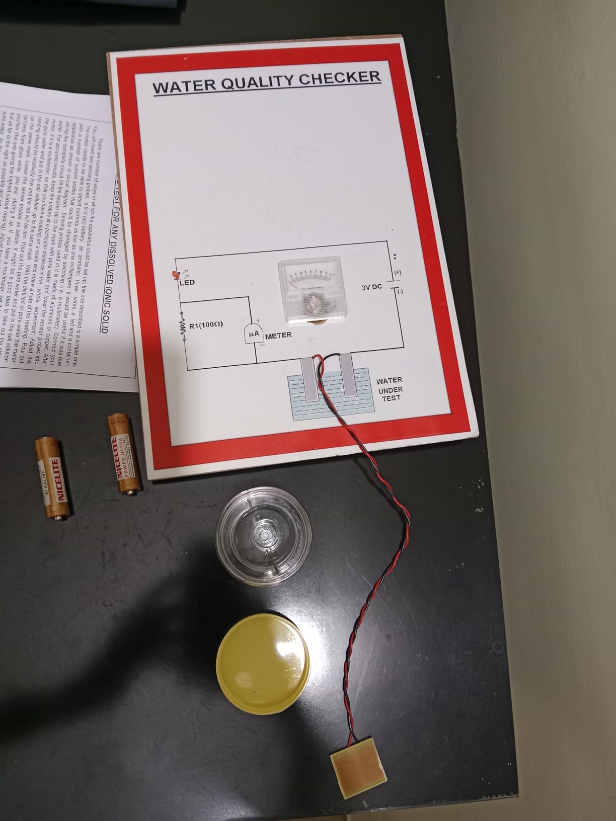 Buy Water Quality Checker Chemistry Science Working Model for to Check ...