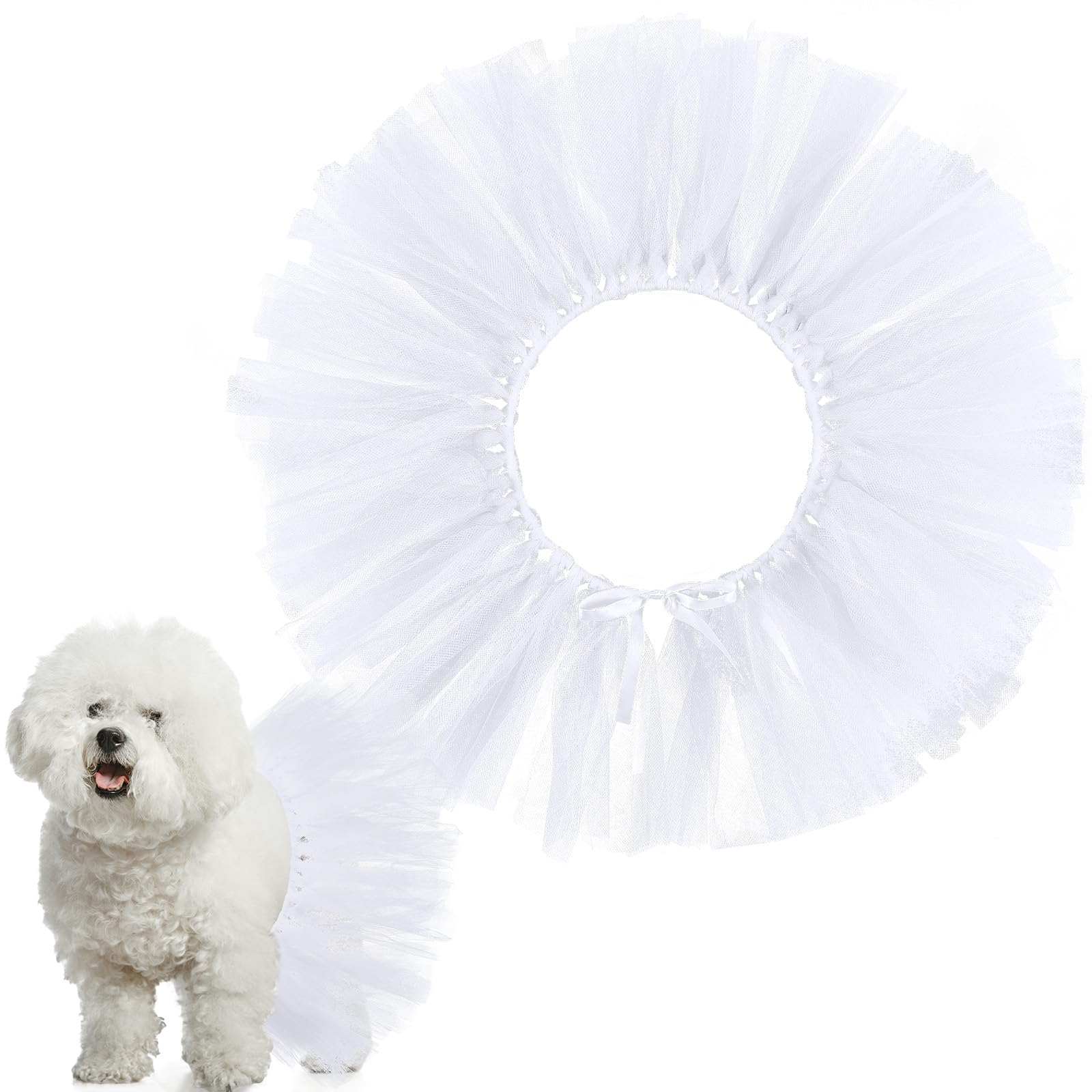 Amazon.com : Locmeo Dog Tutu Tulle Tutu for Dogs Small Large Medium Dog ...