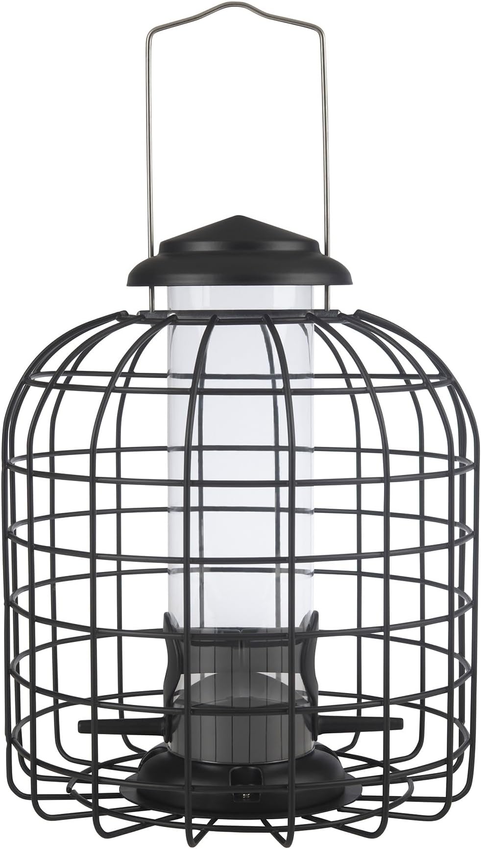 Amazon.com : Squirrel Proof Bird Feeder - Hanging Caged Tube Bird ...
