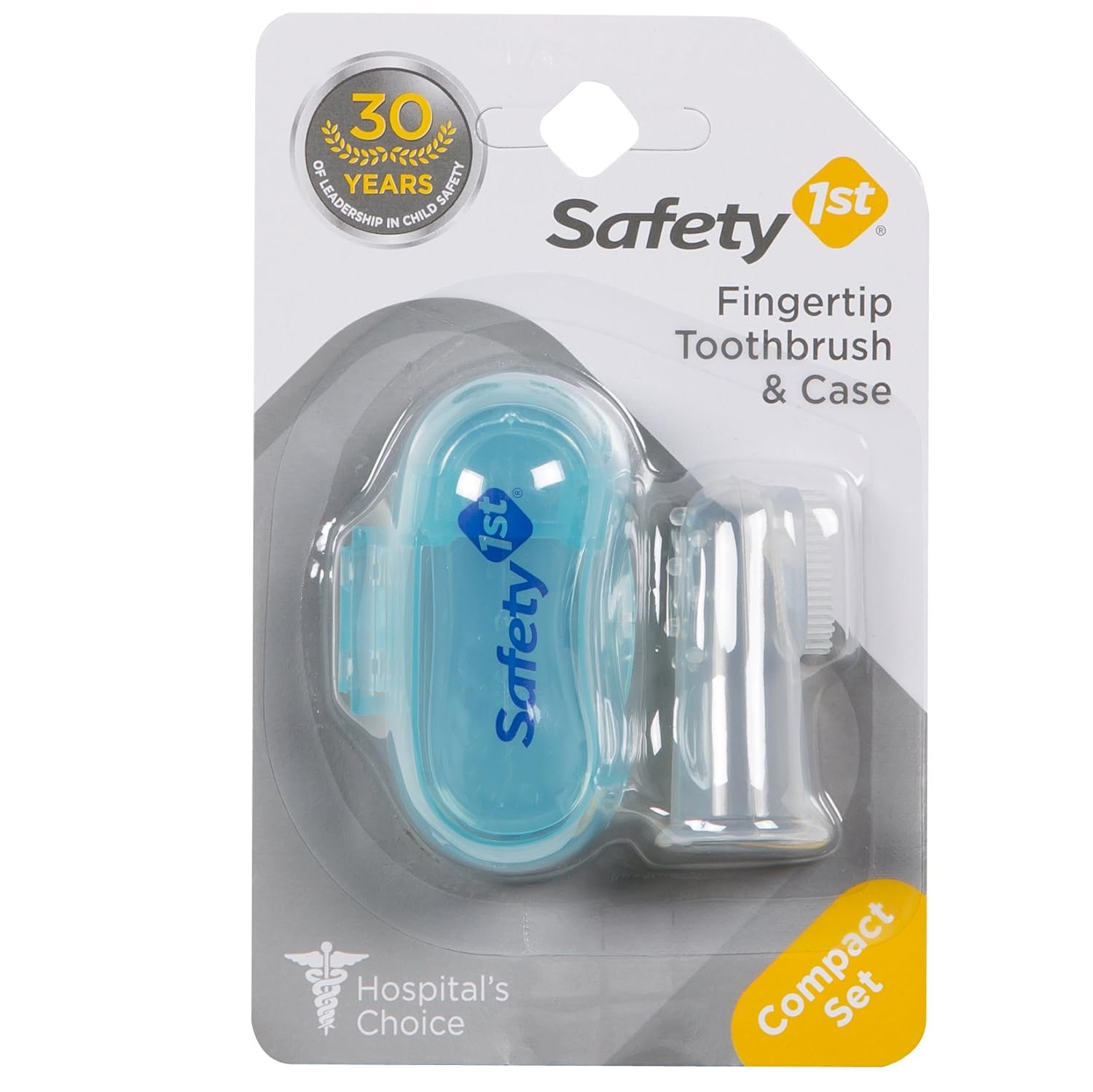 Amazon.com : Safety 1st Fingertip Toothbrush and Case : Baby ...