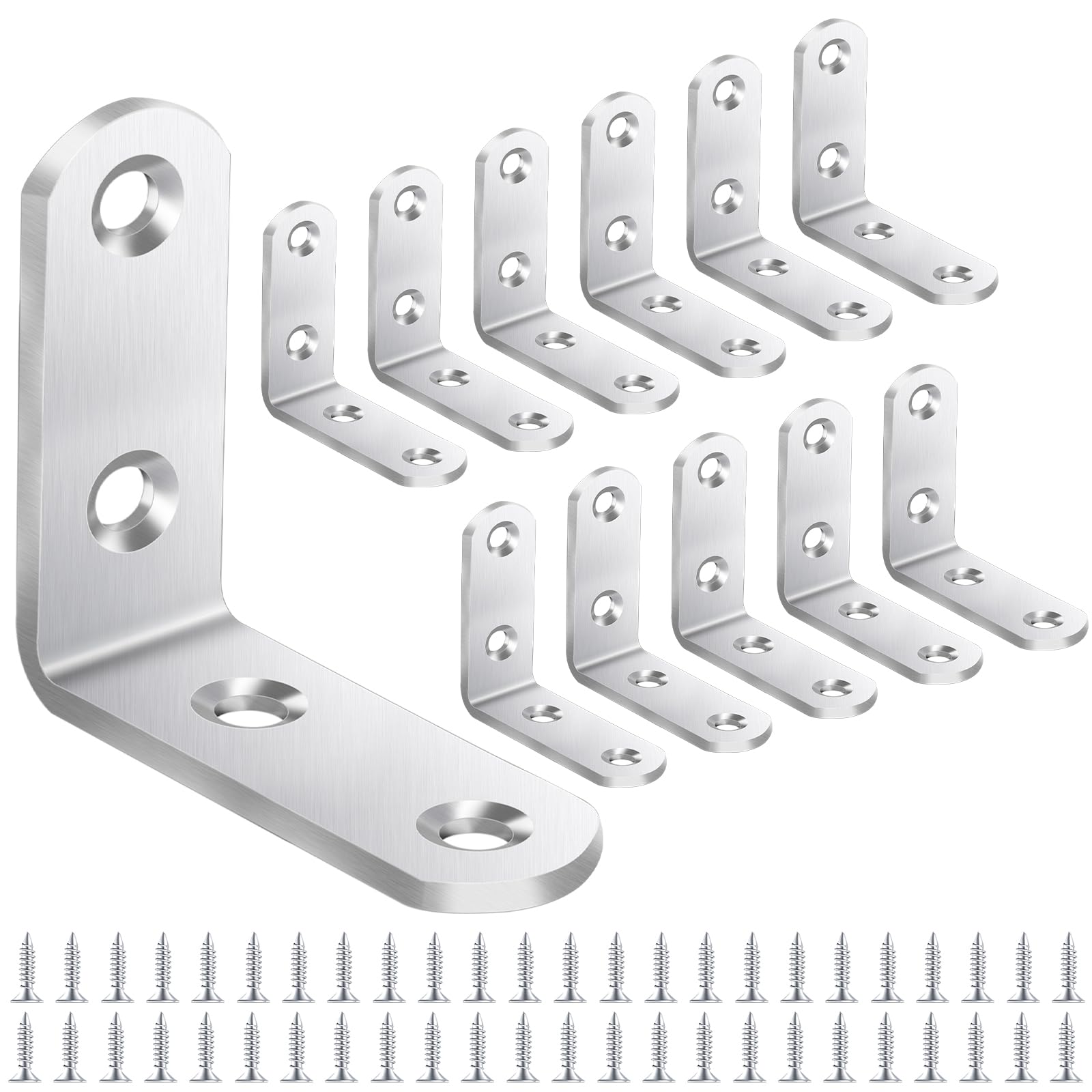 Small 90 Degree Brackets Right Angle Bracket, Small, For Strut Channel