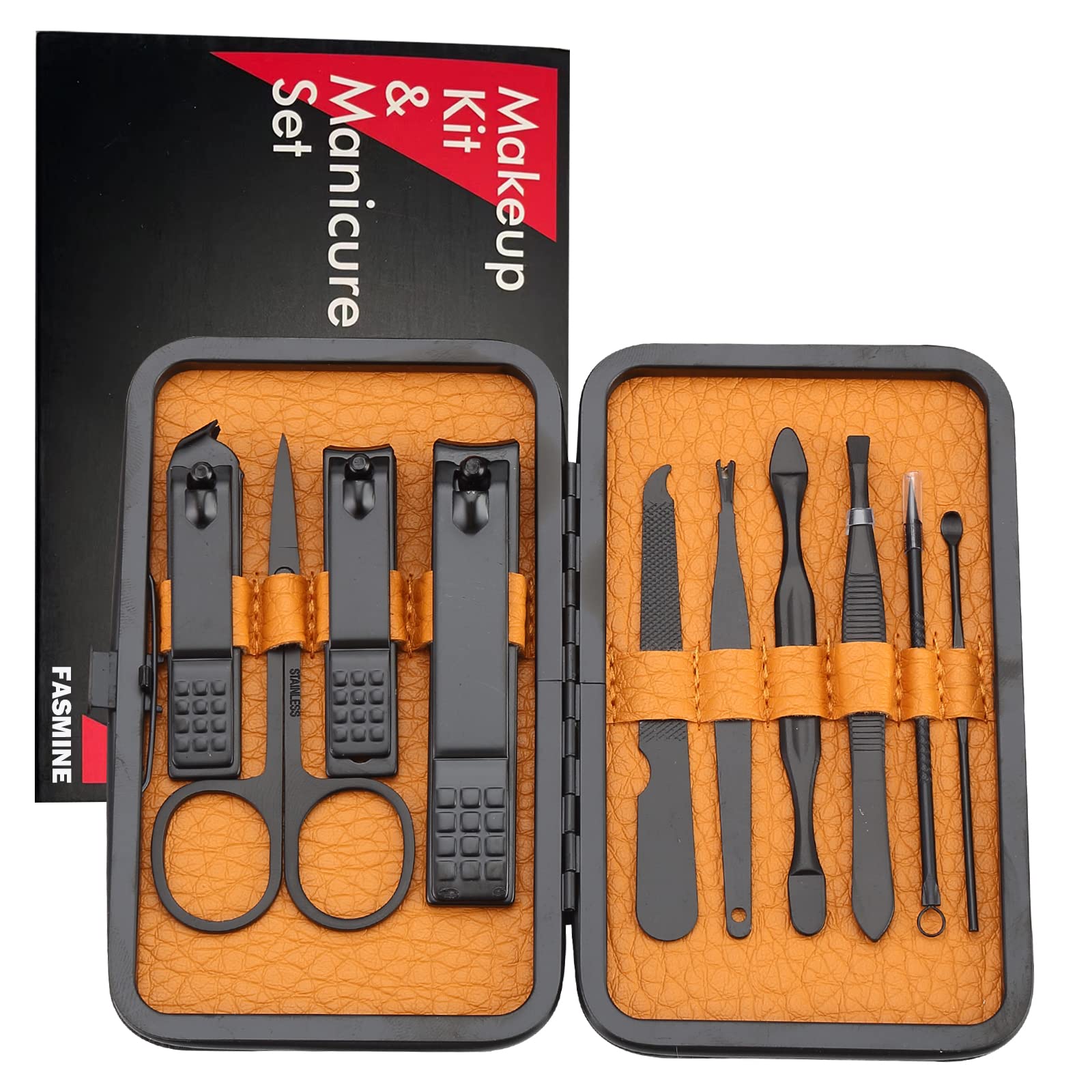 Manicure Set Nail Clipper Set Stainless Steel Professional Pedicure kit ...