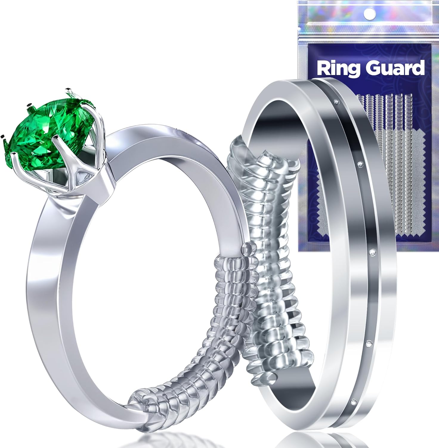 Amazon.com: TECEUM Ring Size Adjuster Kit for Loose Rings – 12 Spiral ...