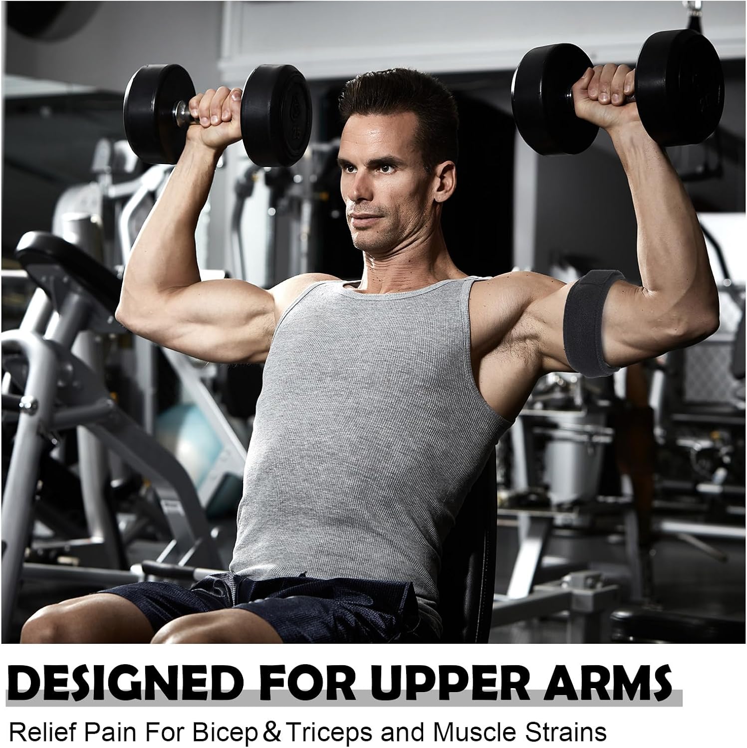 Upper Arm Brace Adjustable Bicep Band Tricep Wrap Thailand | Ubuy