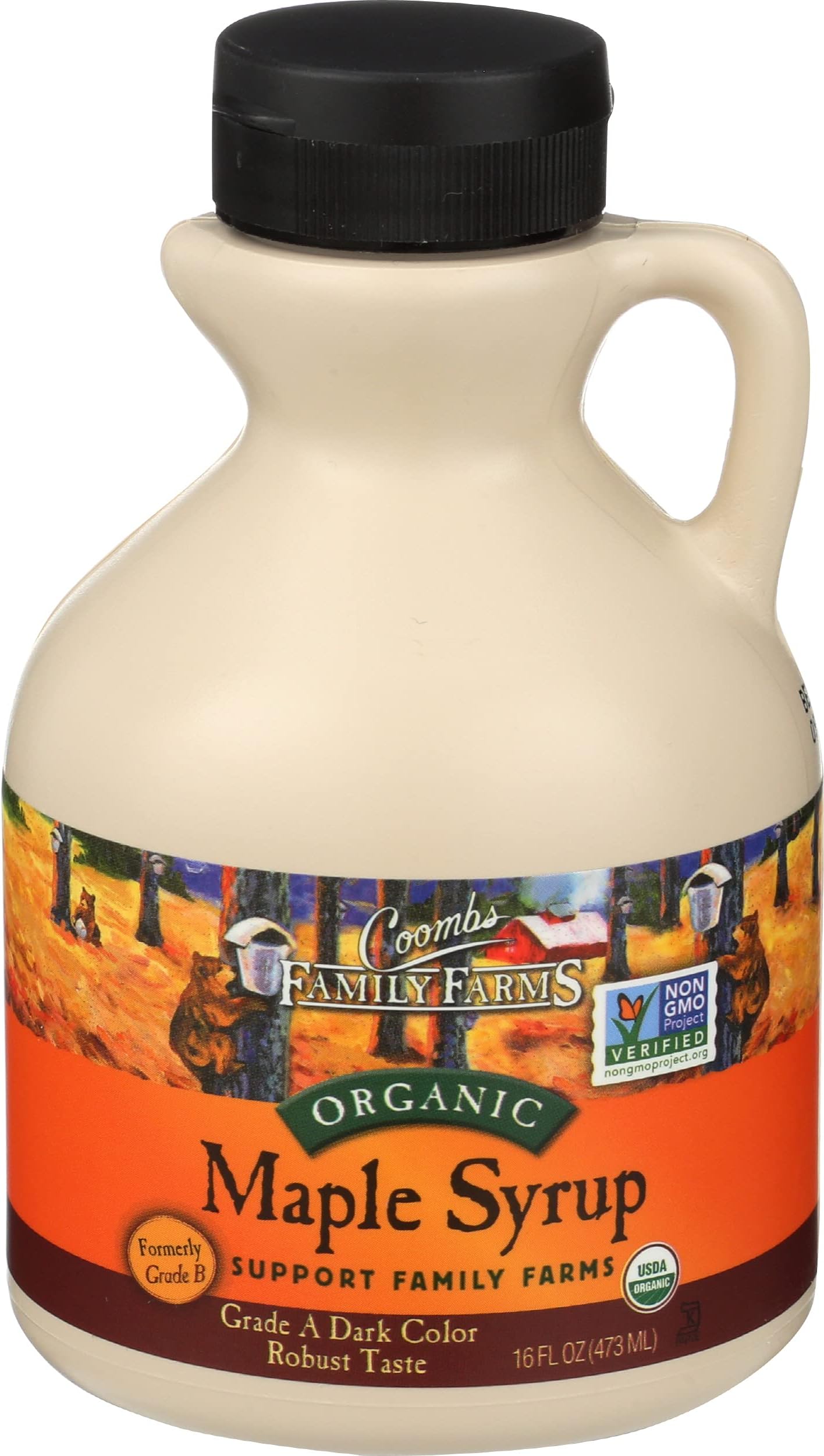 Amazon.com : Coombs Family Farms Maple Syrup, Organic, Grade A, Dark ...