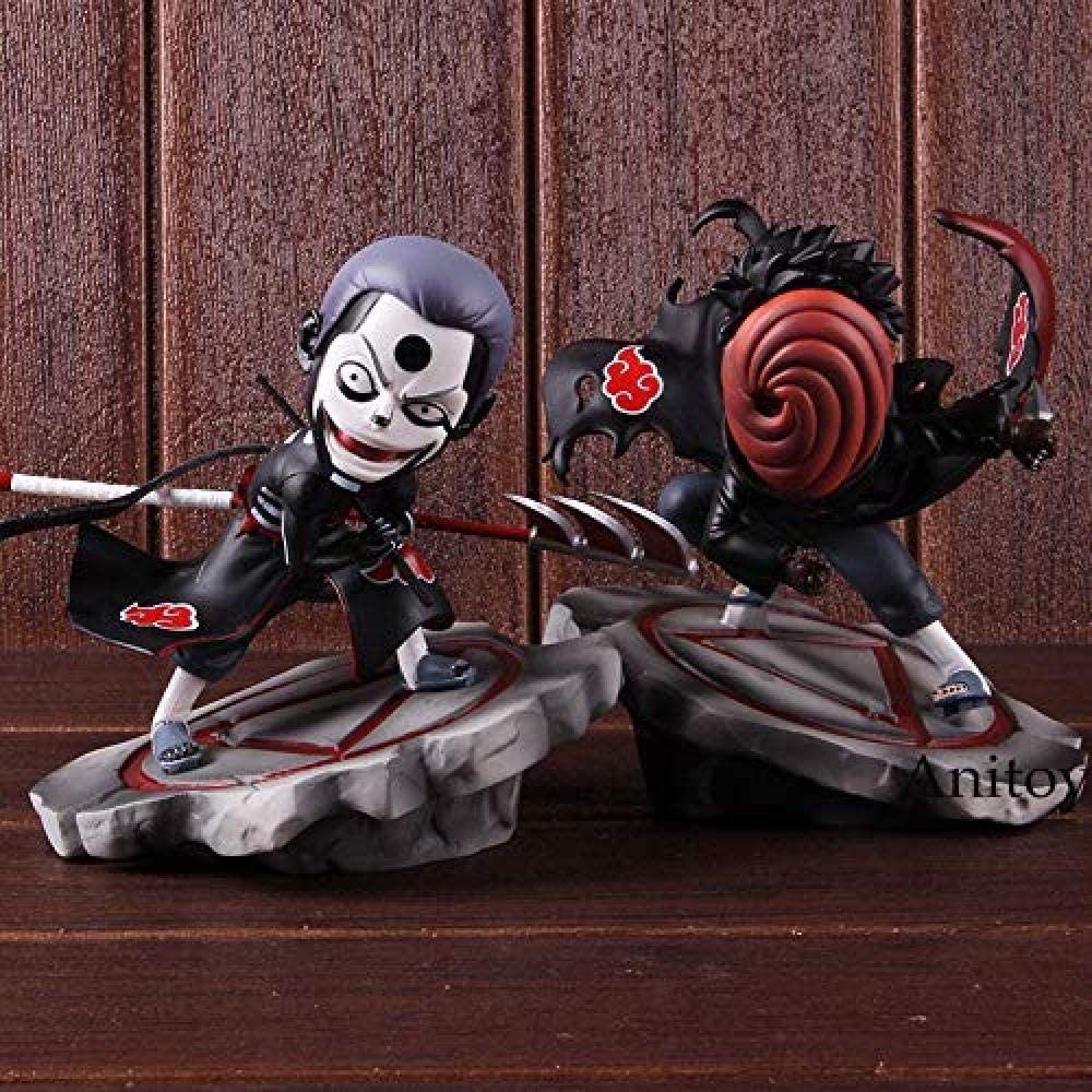 Lwh Mou Shippuden Naruto Uchiha Obito Hidan Gk Statue Figure ...
