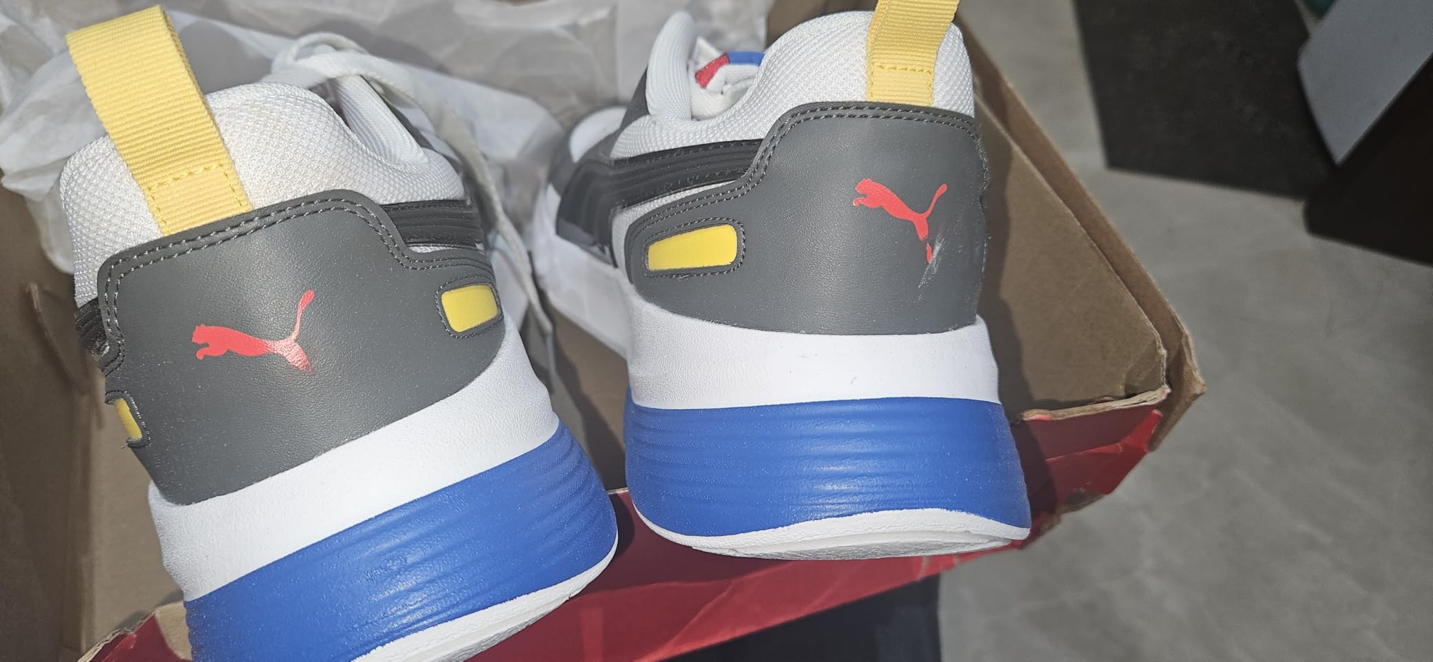 Buy Puma Men, Rungryp, Navy-Cool Mid Gray-for All Time Red, Sneaker ...