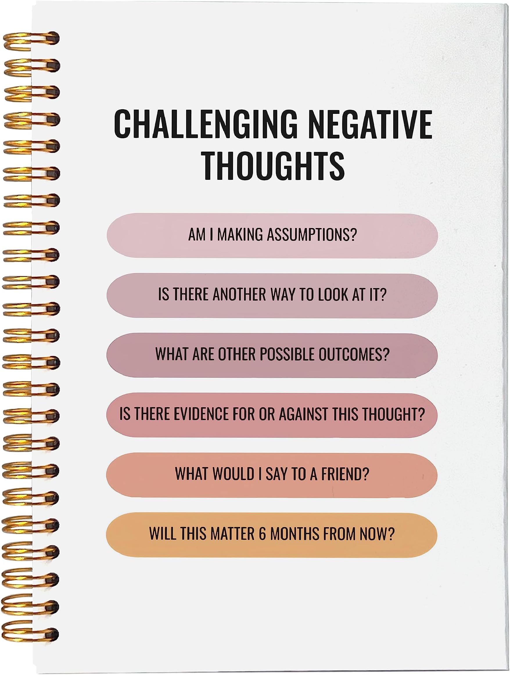 Amazon.com : VNWEK Challenging Negative Thoughts Mental Health CBT ...