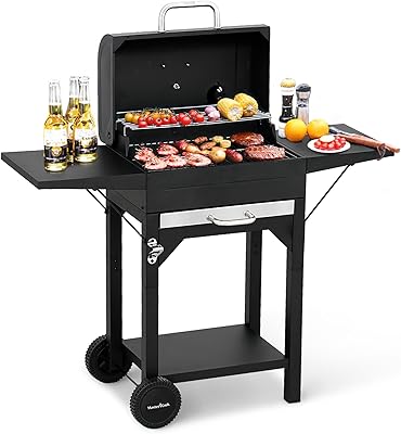Amazon.com: SUNLIFER Charcoal Grill Offset Smoker: Charcoal Barbecue ...