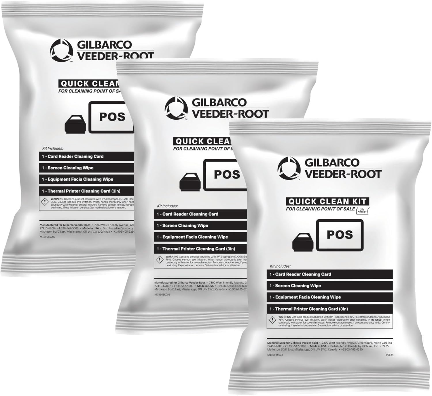 Amazon.com: Gilbarco Quick Clean Kit, for Point of Sale, Cash Registers ...