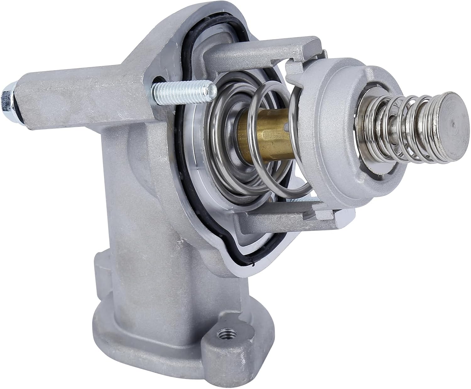 Amazon.com: Aluminium Engine Coolant Thermostat Housing Assembly (1PCS ...