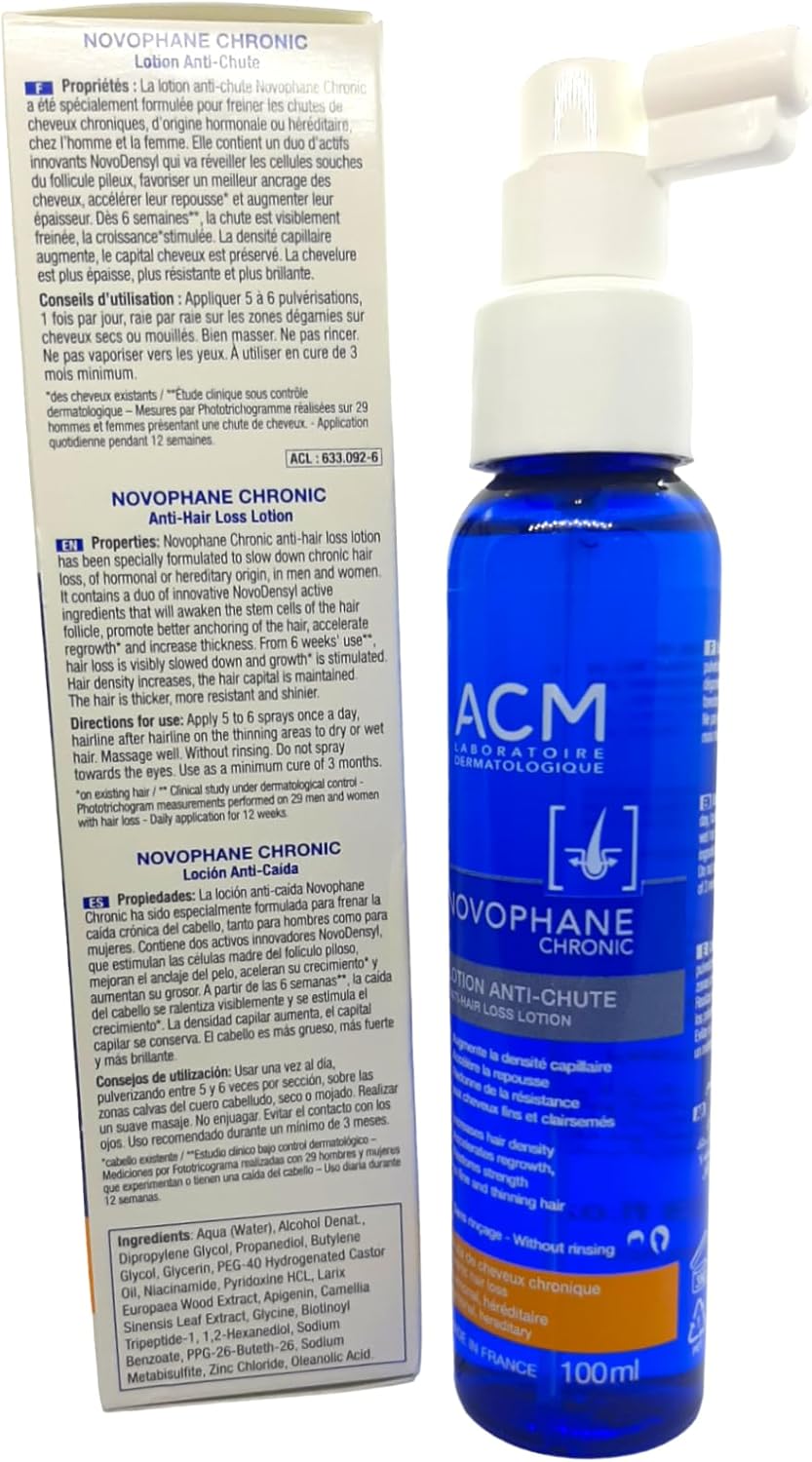 ACM Novophane Chronic anti-hair loss lotion 100 ml : Buy Online at Best ...