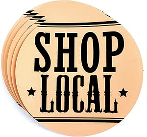 Amazon.com : 5 Pack - Shop Local Small Business in-Store Display ...