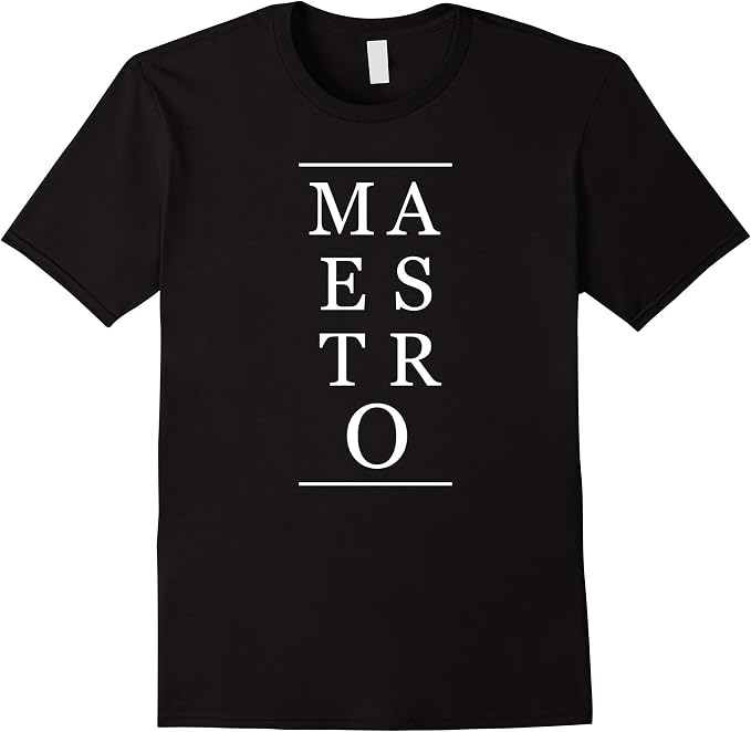 Amazon.com: Maestro T-shirt : Clothing, Shoes & Jewelry