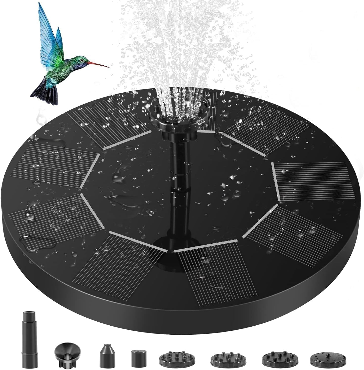 Amazon.com: Solar Bird Bath Fountain Pump, 2.5W Upgrade Solar Water ...