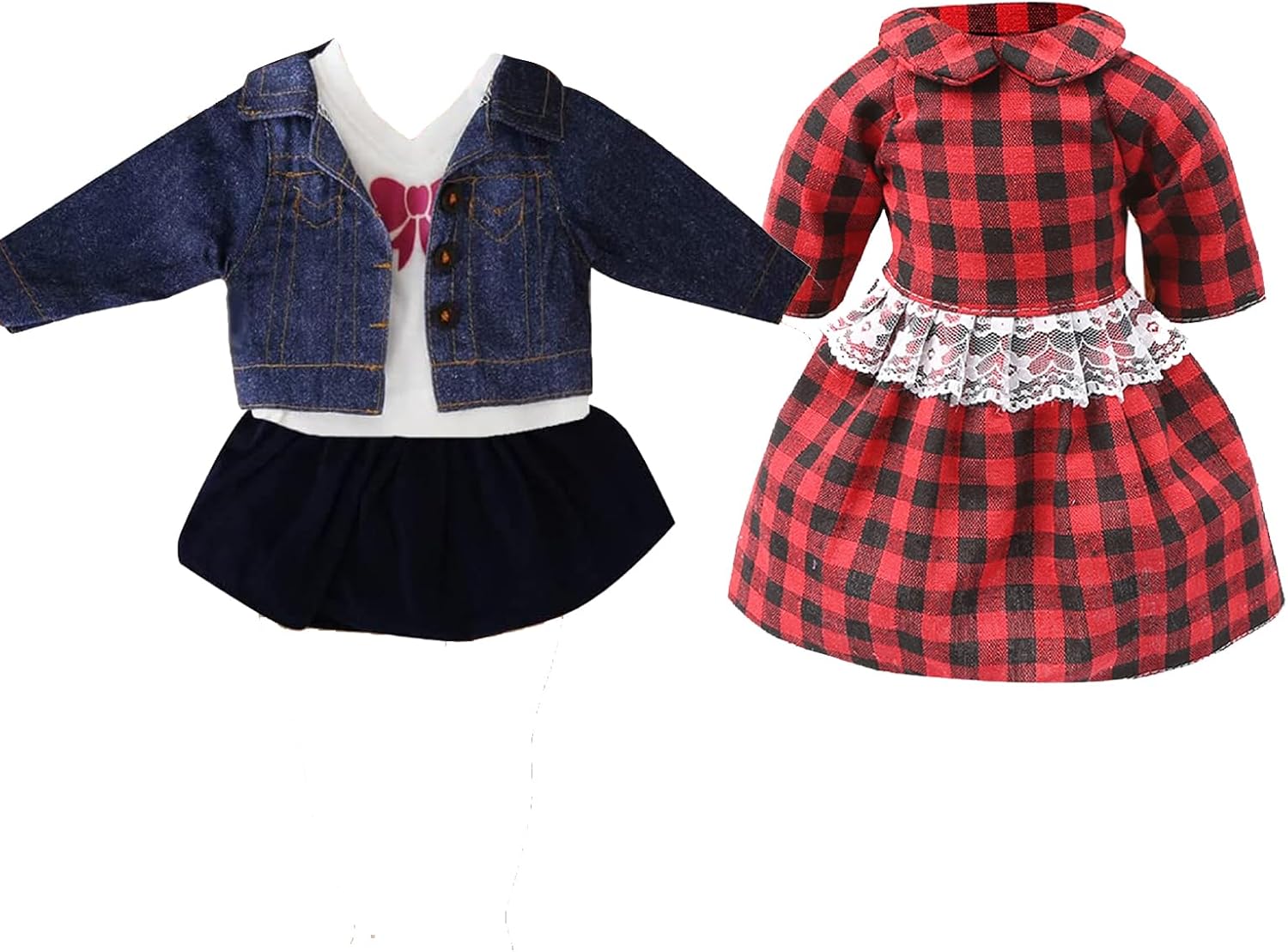 Amazon.com: 18 Inch Baby Doll Clothes and Accessories - Girl Doll Set ...