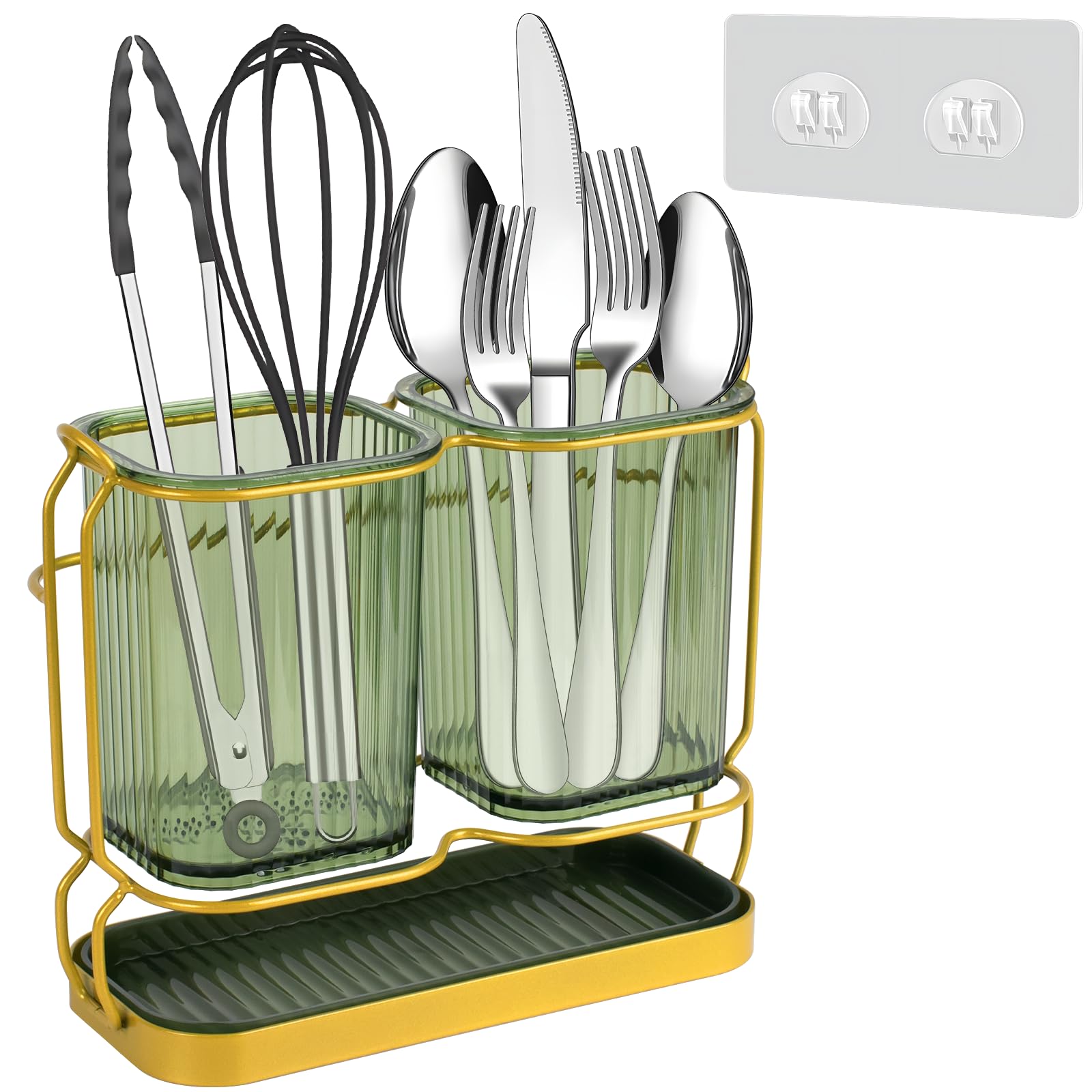 Amazon.com: First-zgel Kitchen Utensil Holder Wall Mount, 6.7 ...