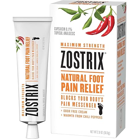 Amazon.com: Zostrix Natural Pain Relief Cream Maximum Strength, 2 oz ...