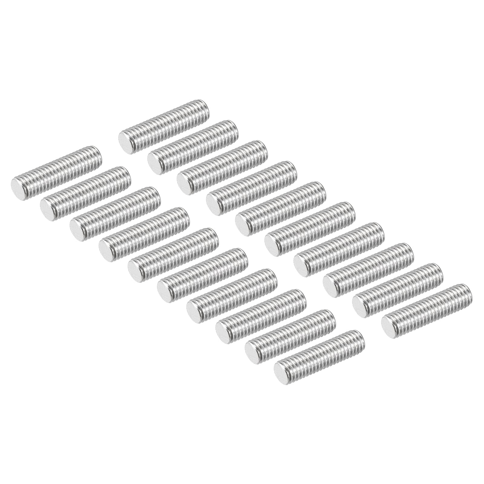 Snapklik.com : 20 Pack M8 X 30mm Fully Threaded Rod 304 Stainless Steel ...