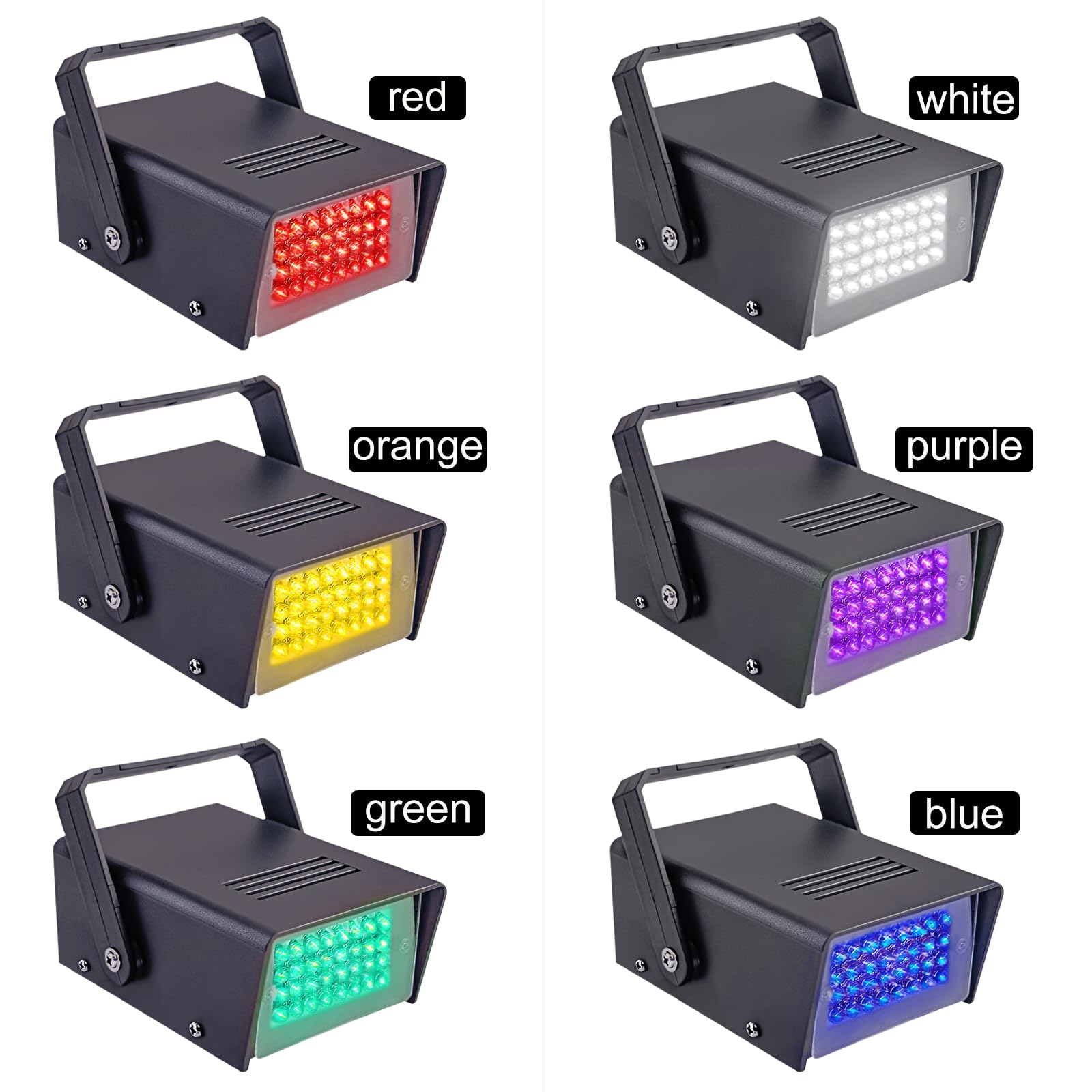 Halloween Outdoor Strobe Light Halloween 100 Count Orange LED Mini