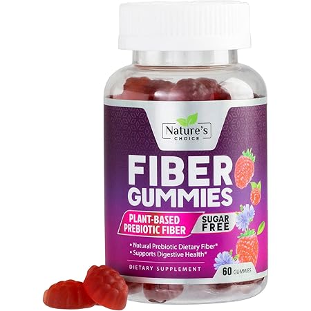 Amazon.com : Prebiotic Fiber Gummies 5G - Zero Sugar Added - Supports ...