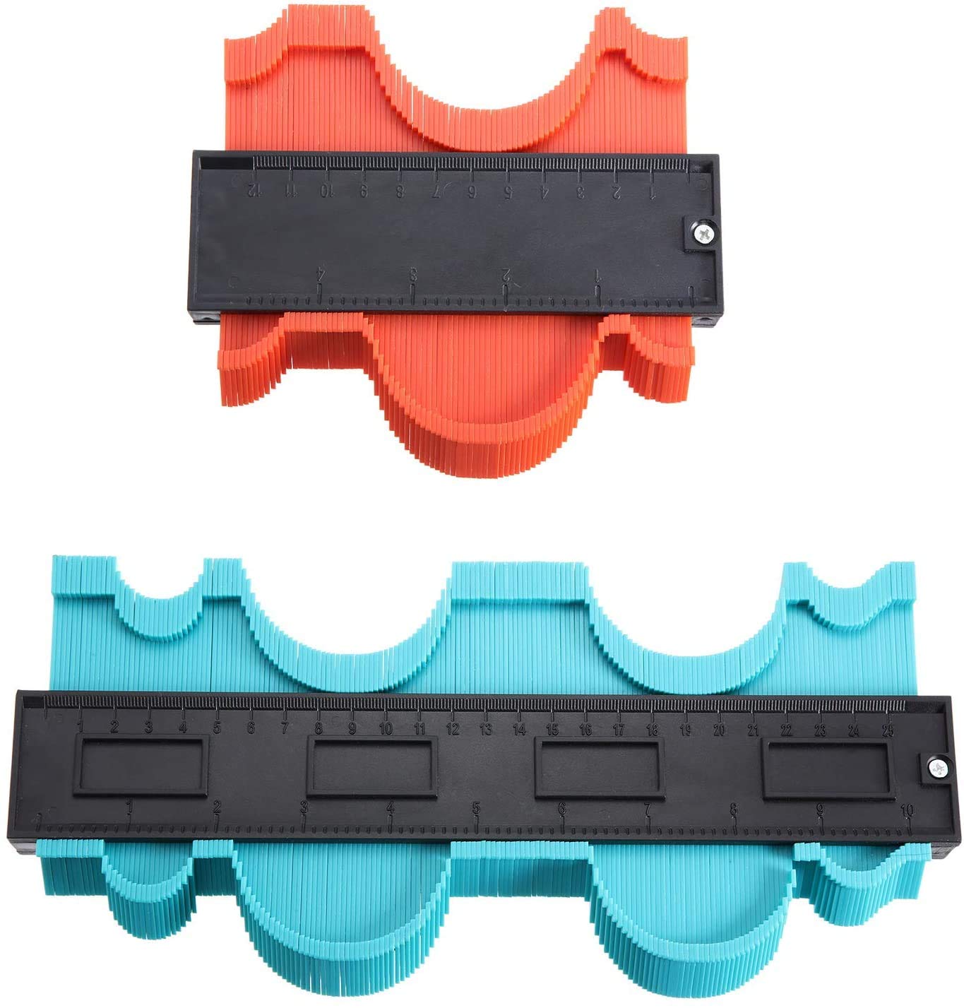 Buy 2 Pack Plastic Contour Gauge Profile Gauge Duplicator Copy ...