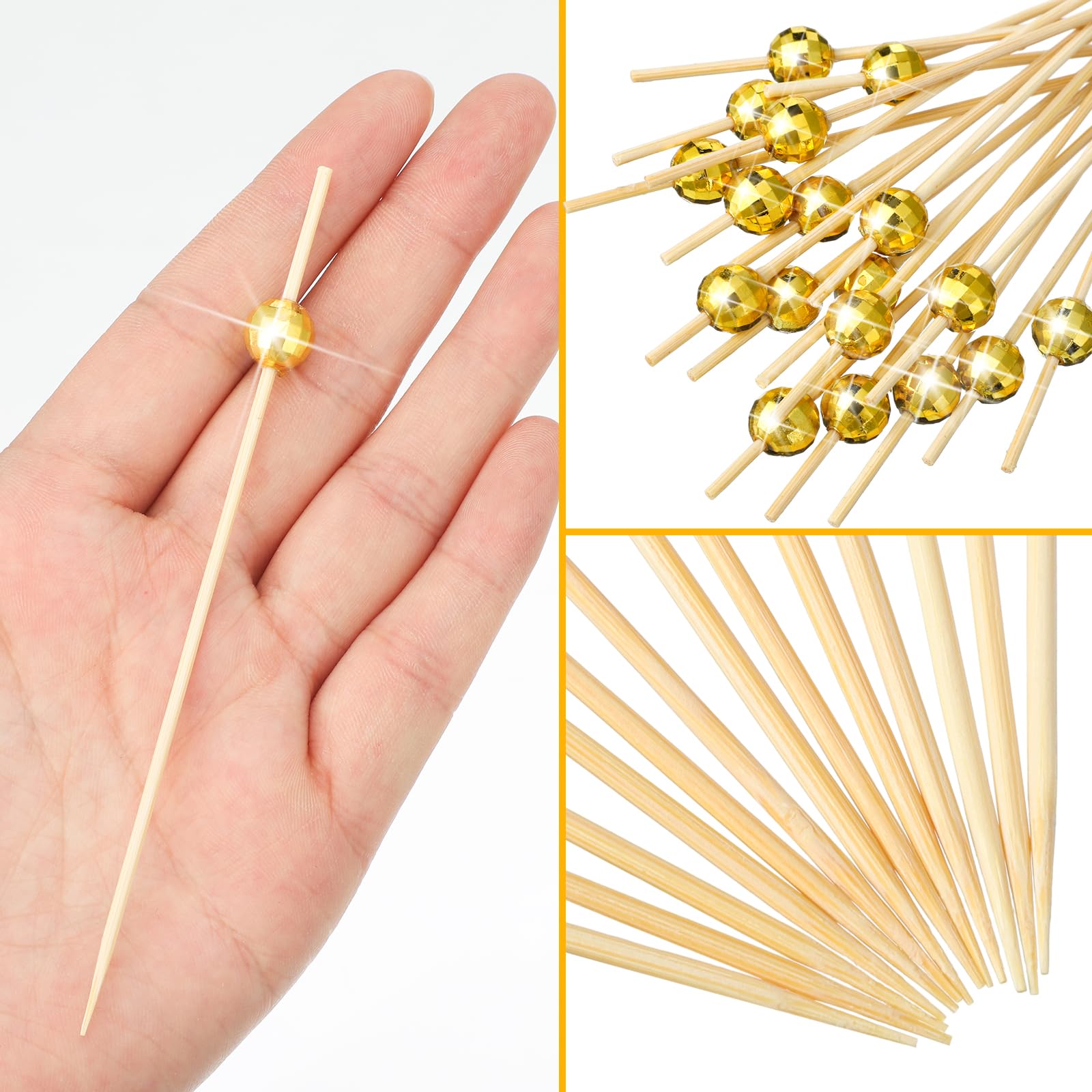 Snapklik.com : Hushee 300 Pcs Cocktail Picks Disco Ball Decorative ...